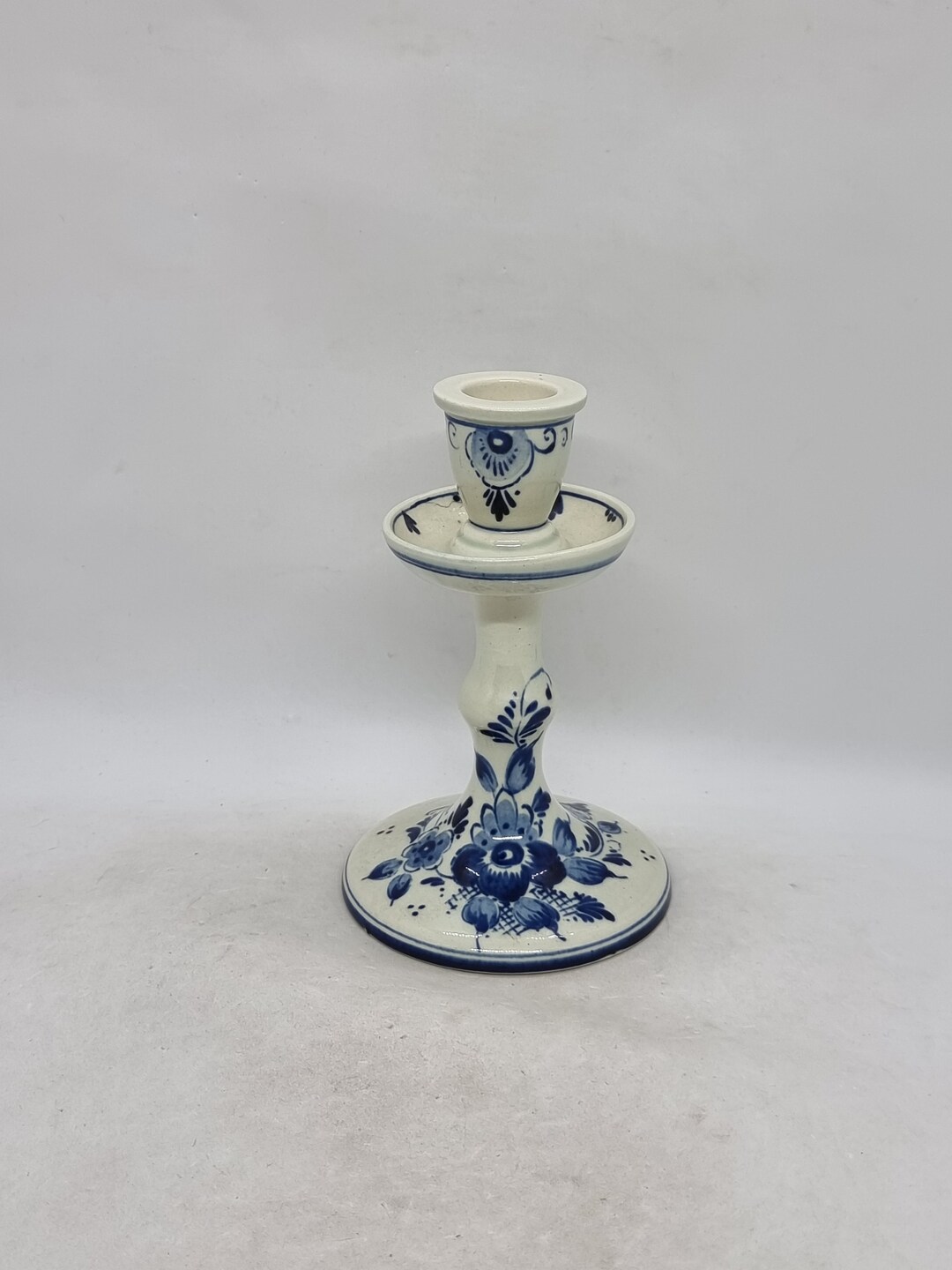 Vintage Gouda Delft Candle Holder | Made in Holland | - Etsy