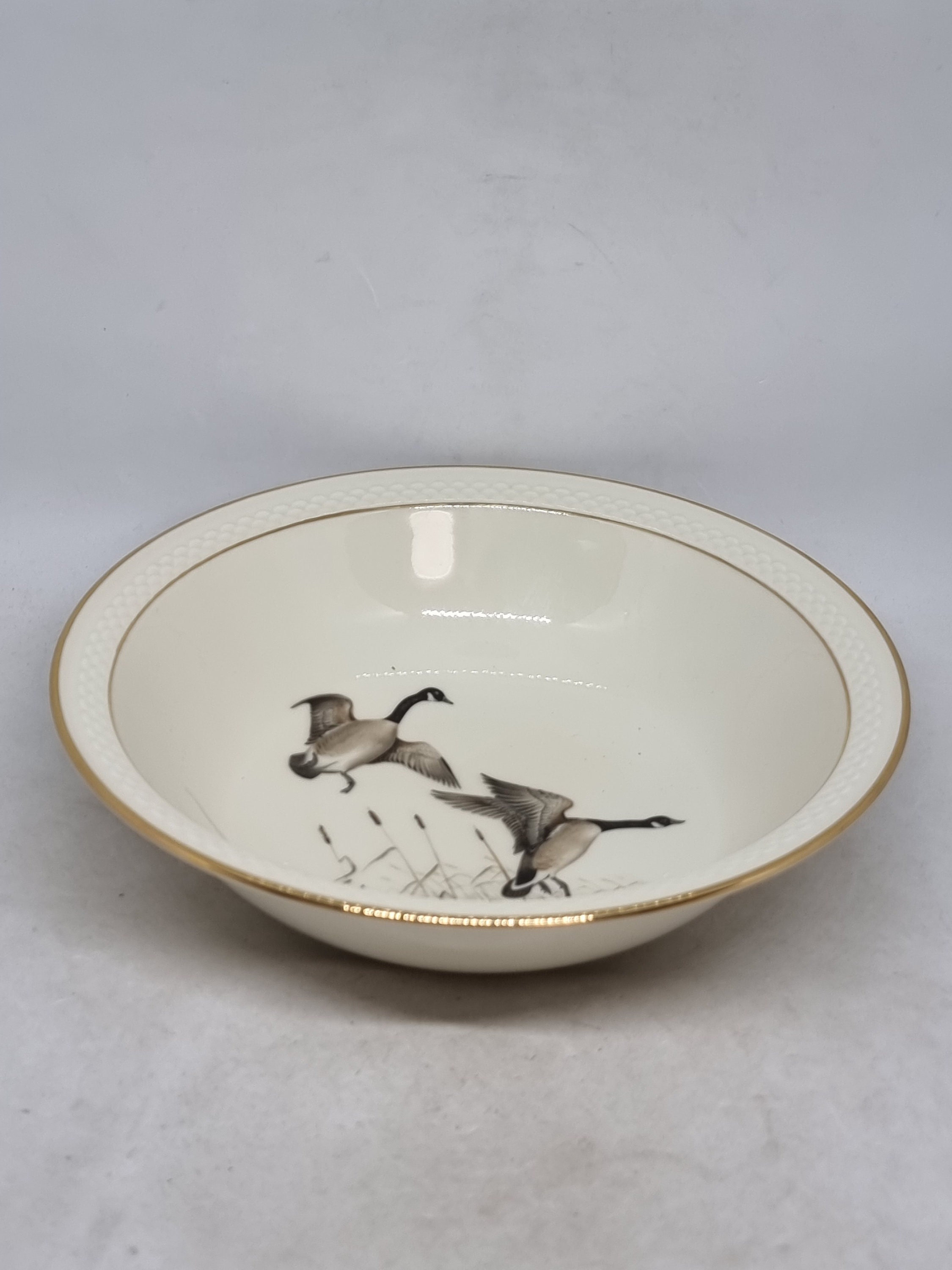Vintage Hand-painted Thomas R Porcelain Salad Bowl Made in - Etsy