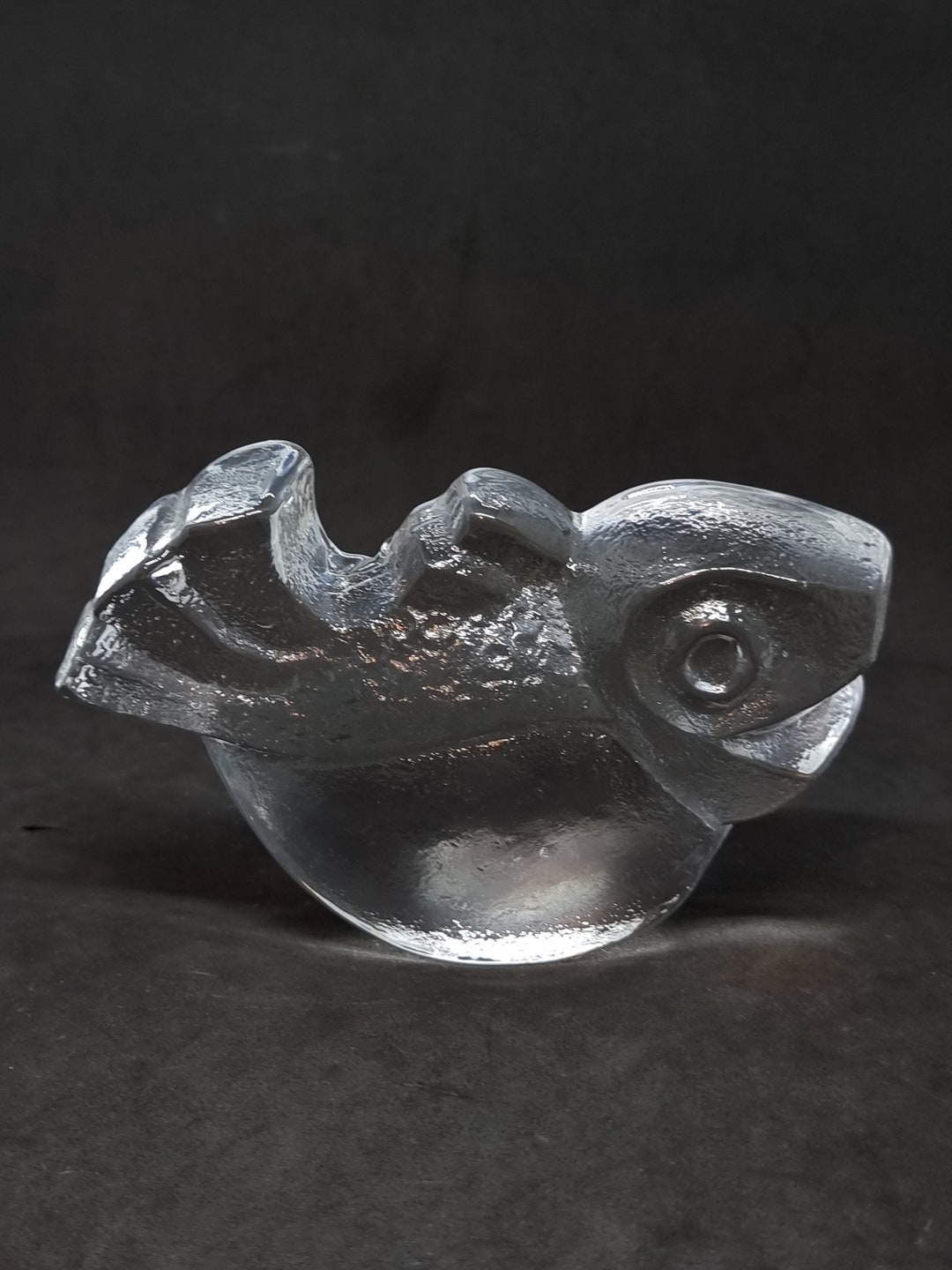 Lars Hellsten "skruf" Crystal Glass Fish Figurine | Sweden Glass ...