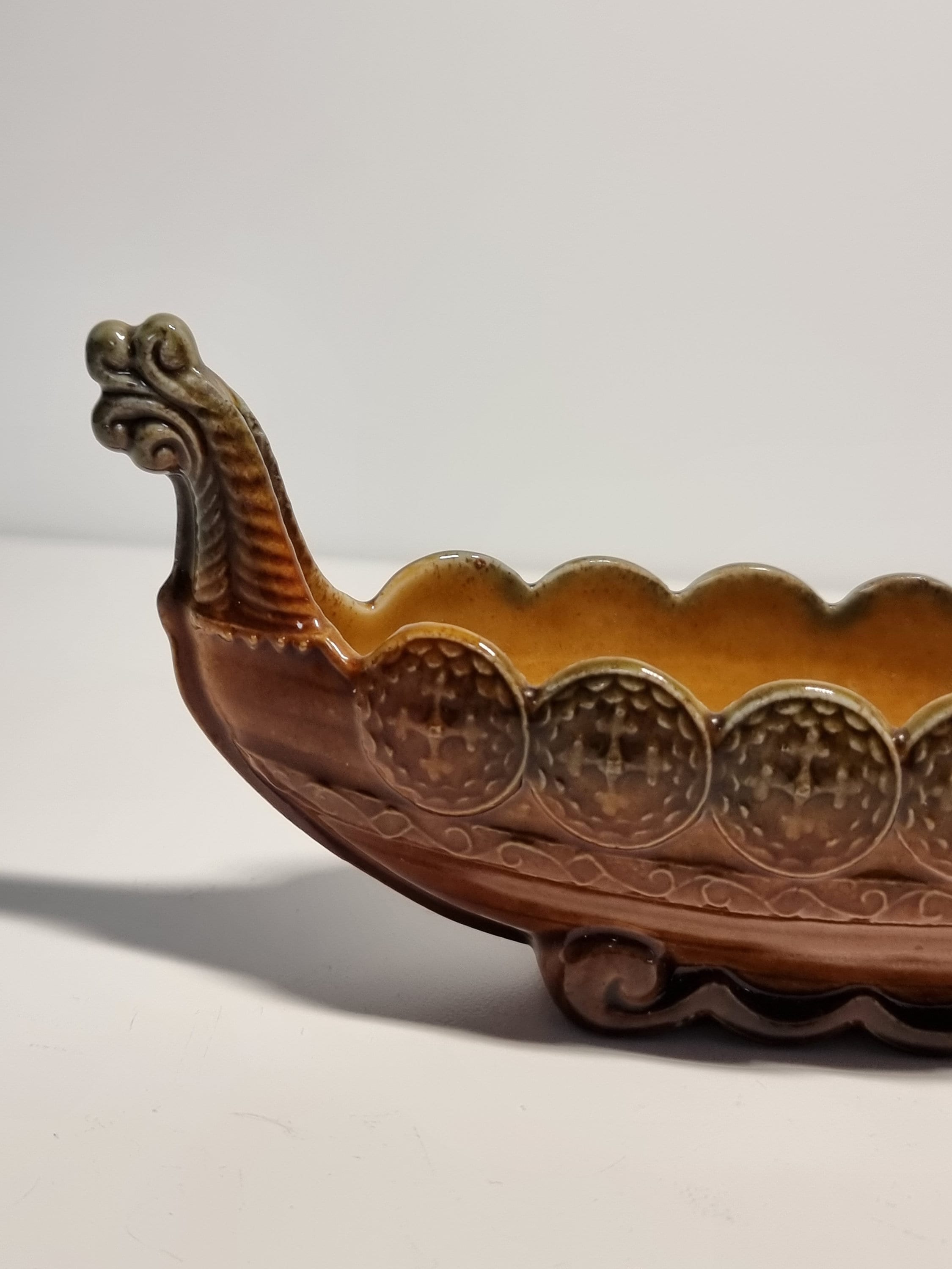 Vintage Wade Porcelain Viking Boat Trinket Dish Made in England - Etsy