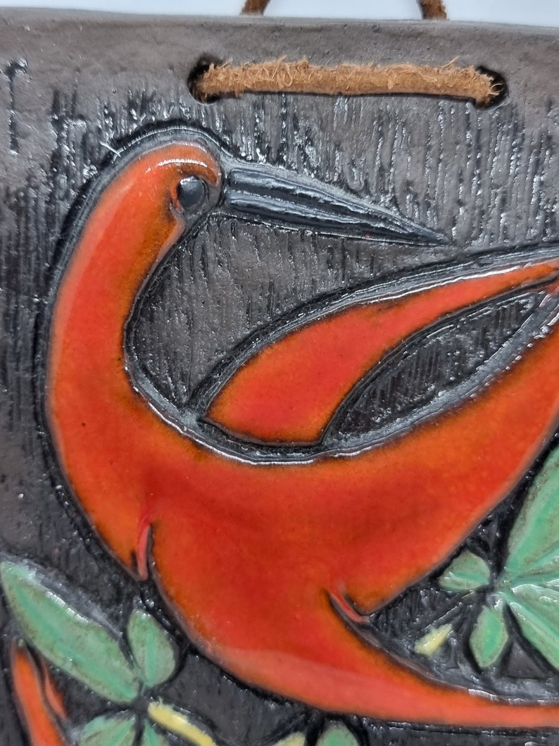 Vintage Ninnie Forsgren 1960s Ceramic Wall Plaque Handmade - Etsy