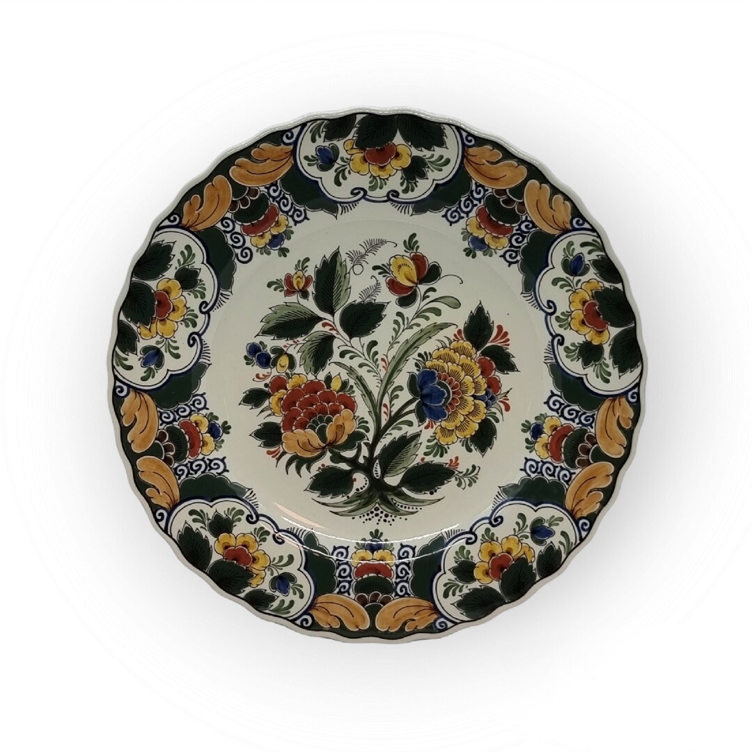 Vintage Delfts Polychrome Wall Plate / Plaque Made by Royal Delft in ...