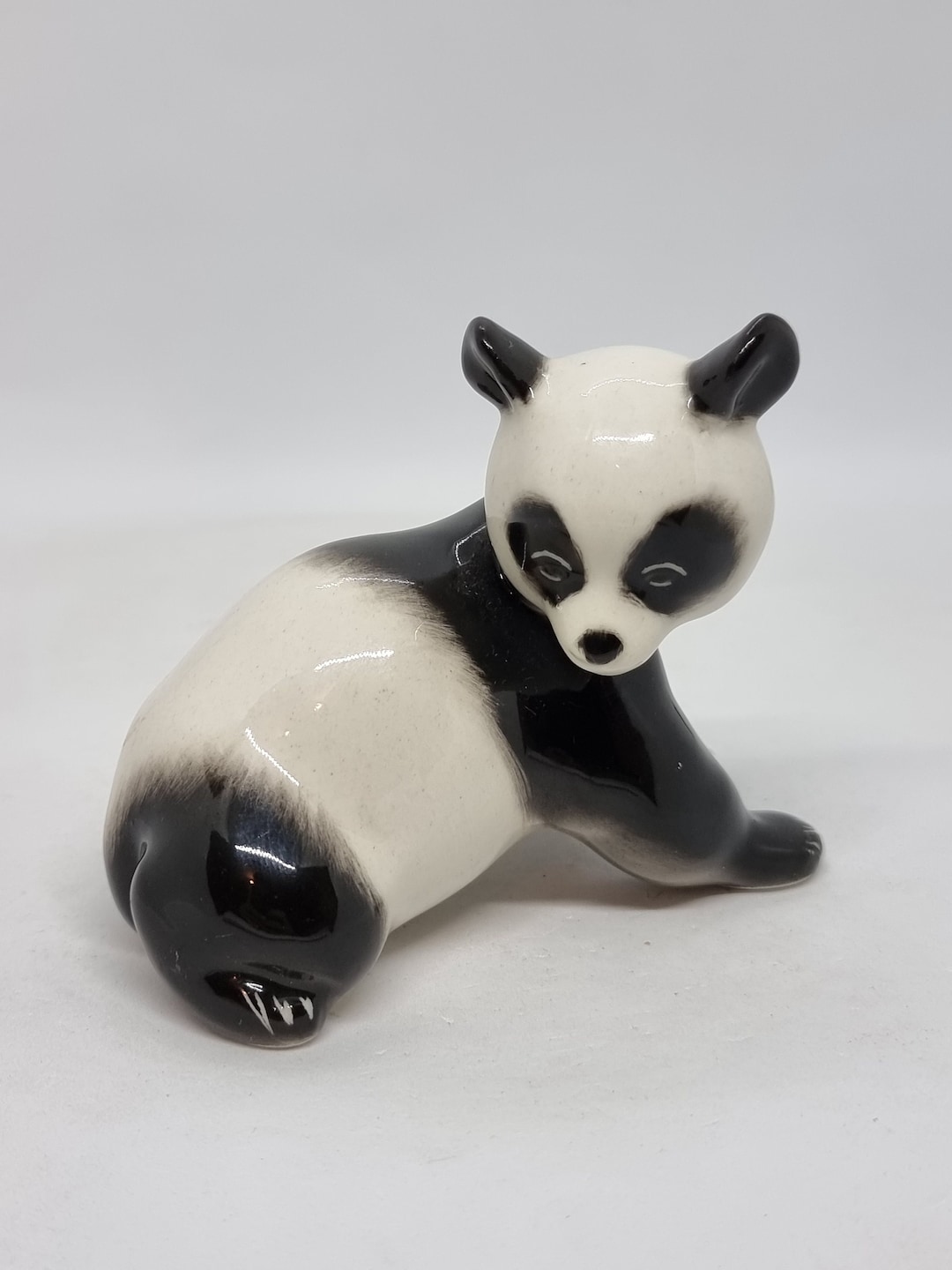 Lomonosov LFZ USSR Porcelain "baby Panda" Figurine | Russian Porcelain ...