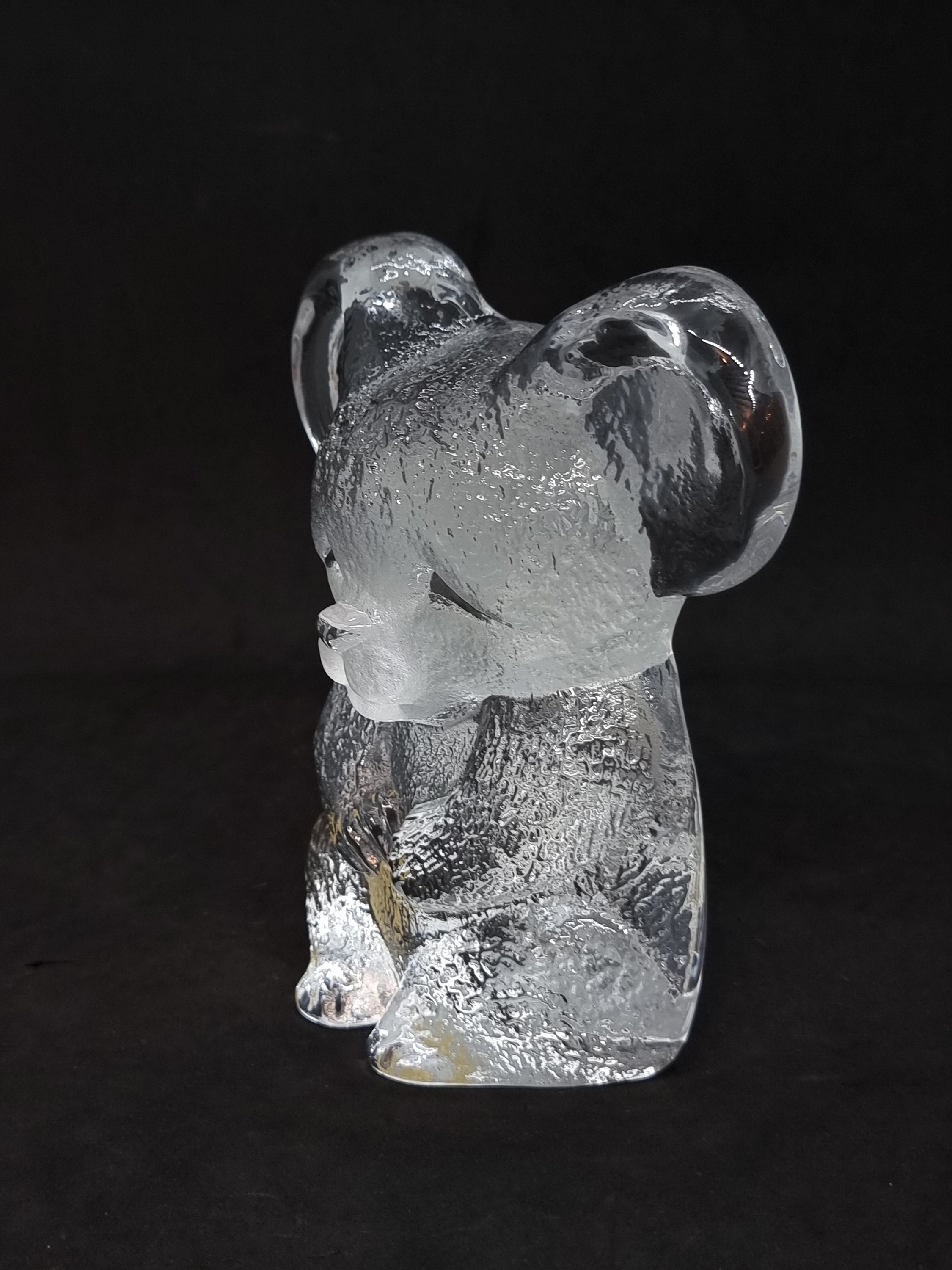 Collectible Mats Jonasson Lead Crystal Koala Sculpture Royal Krona Made ...