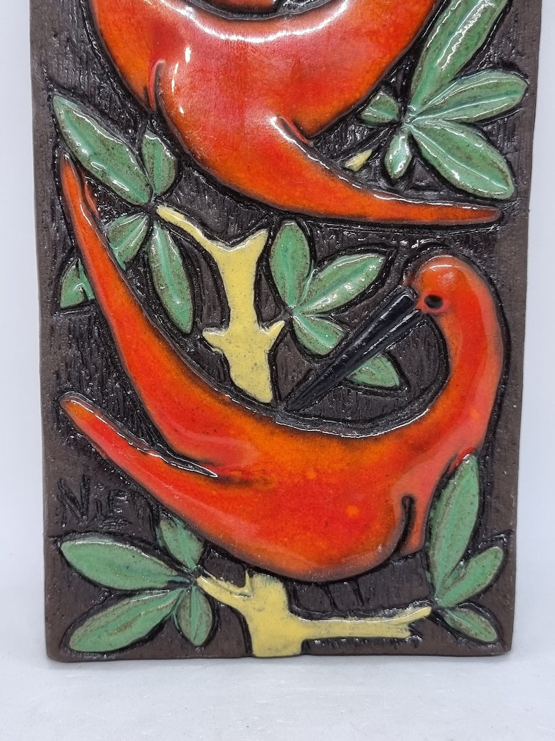 Vintage Ninnie Forsgren 1960s Ceramic Wall Plaque Handmade - Etsy