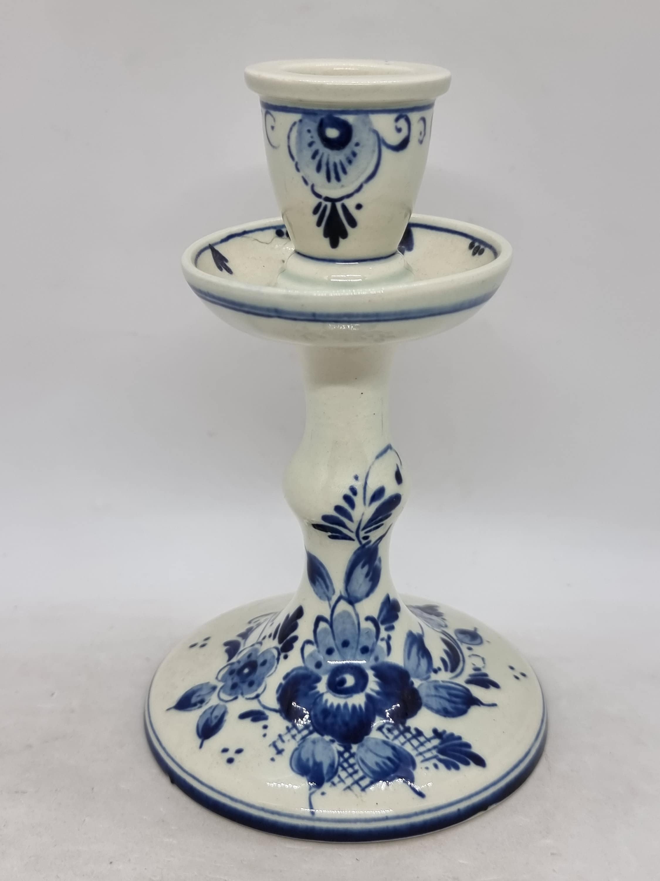 Vintage Gouda Delft Candle Holder Made in Holland - Etsy