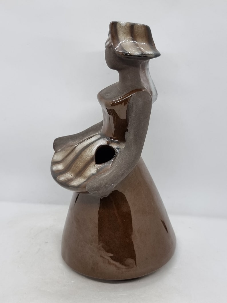 Vintage Ceramic Girl Figurine by Elsi Bourelius for Jie Gantofta Sweden ...