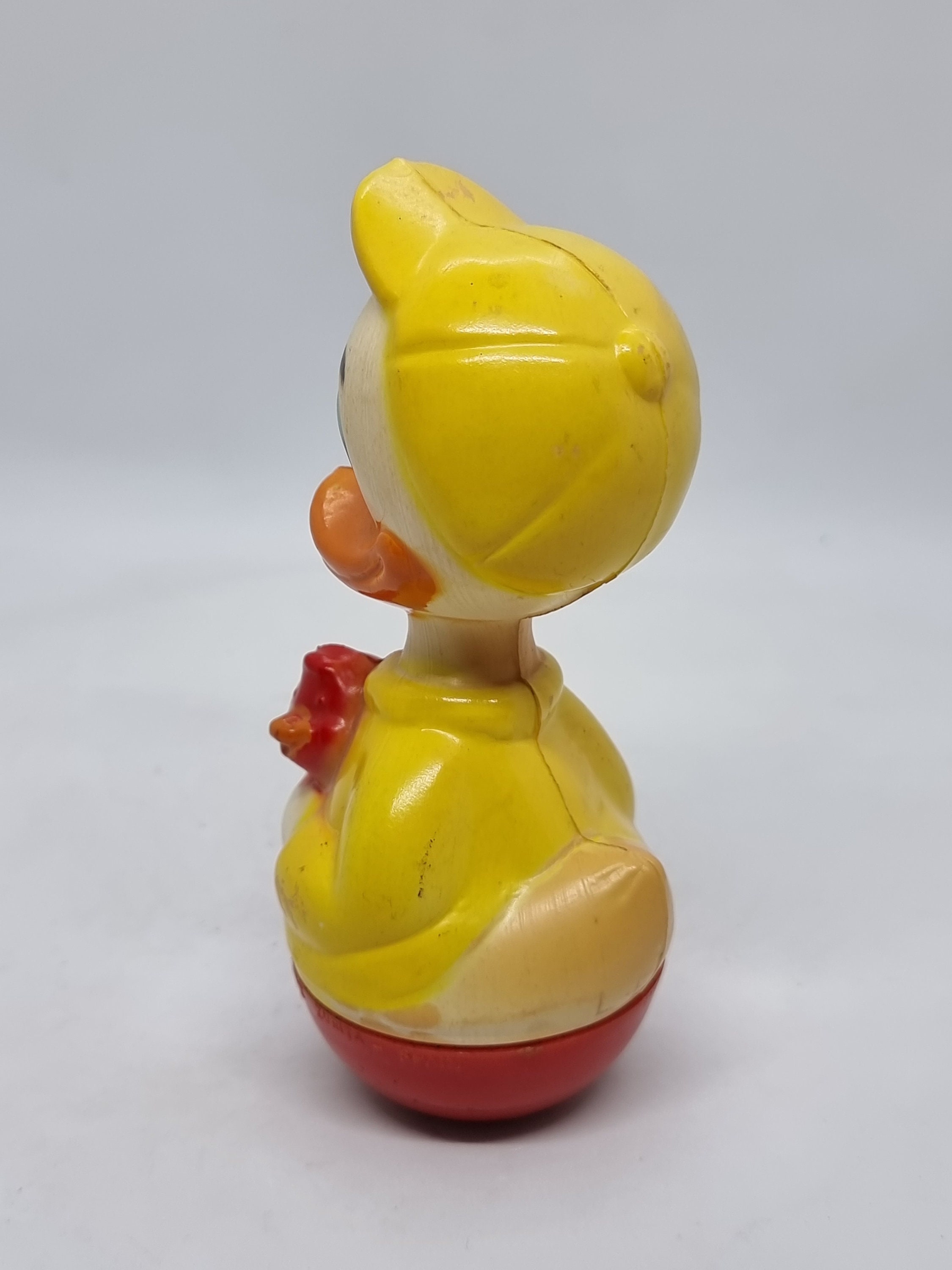 Vintage Disney Donald Duck Weeble Wobble Roly Poly Toy Made - Etsy