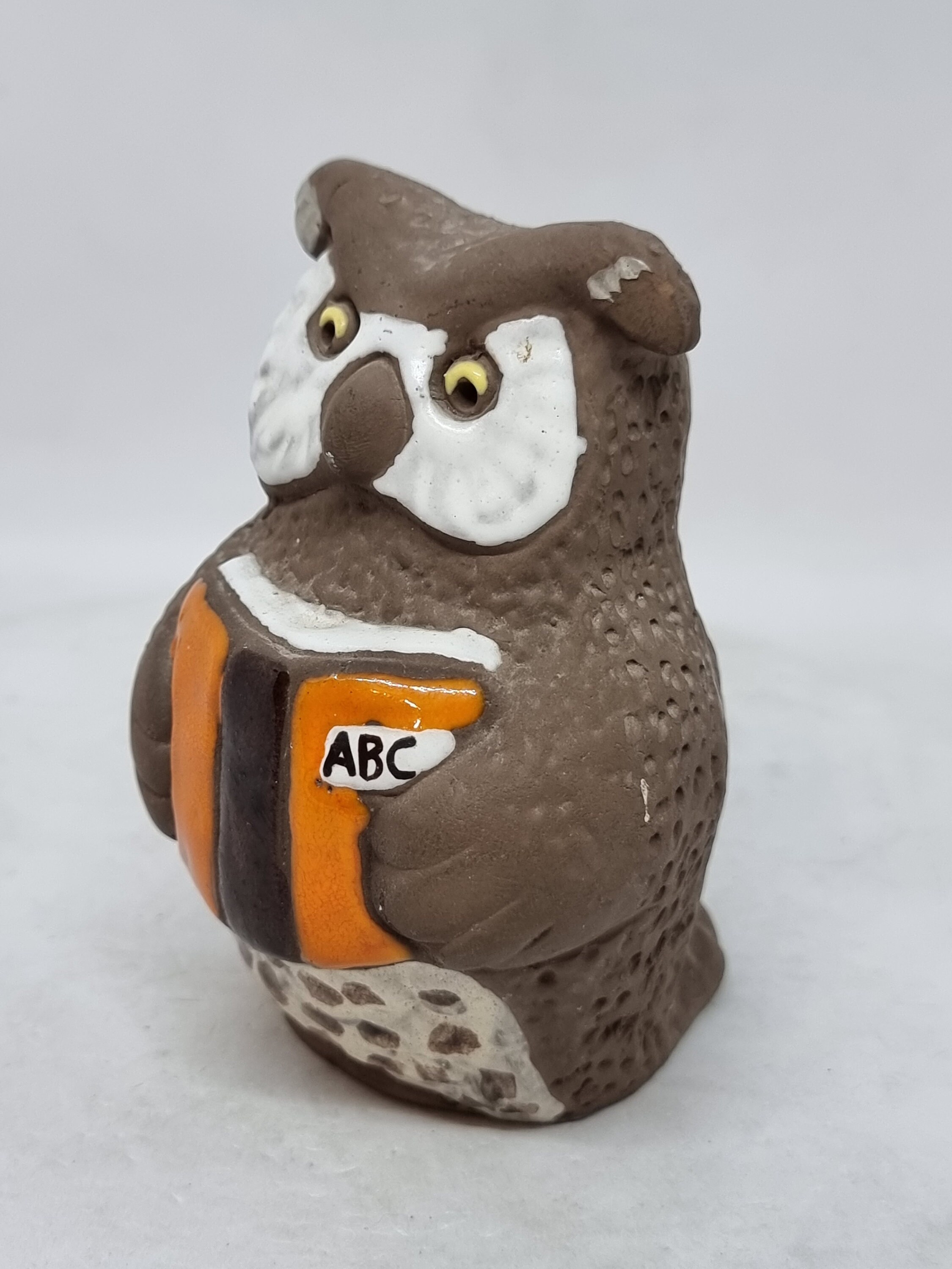 Vintage Karl Tore Borg Ceramic Owl Figurine | Made in Sweden | - Etsy