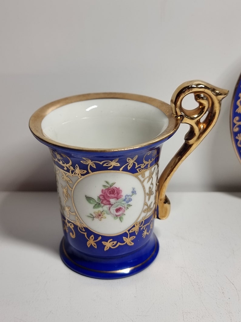 Vintage Kahla GDR Porcelain Demitasse Coffee Cup and Saucer - Etsy