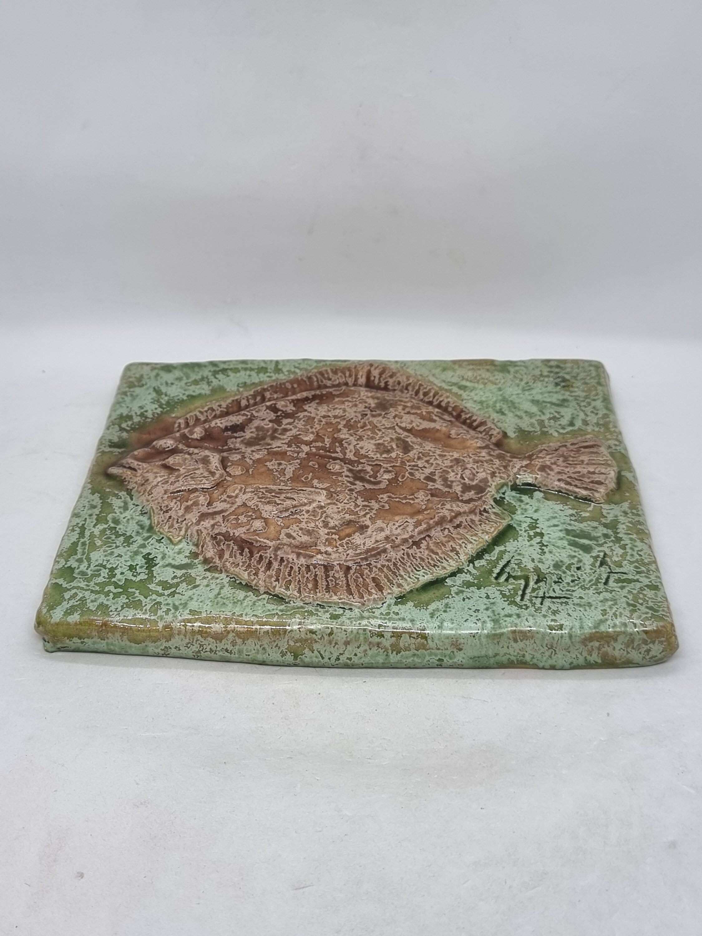 Råå Keramikverkstad Ceramic Engqvist Wall Plaque - Fish | Keramik Tile ...