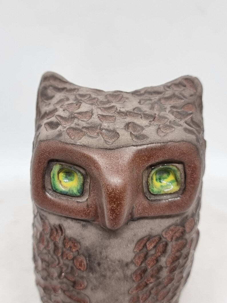 Vintage elbogen Ceramic Owl Figurine Made in Sweden - Etsy