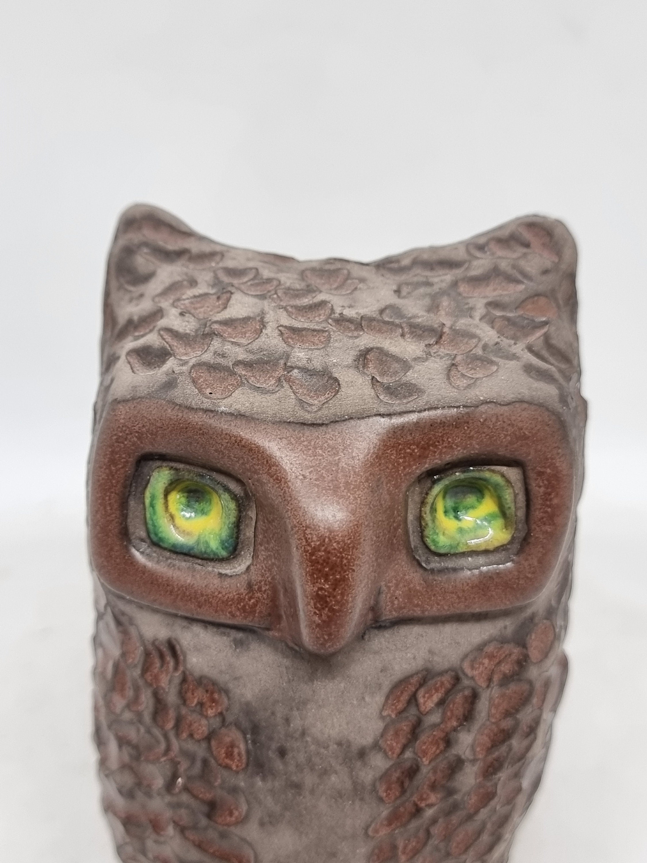 Vintage "elbogen" Ceramic Owl Figurine | Made in Sweden | - Etsy