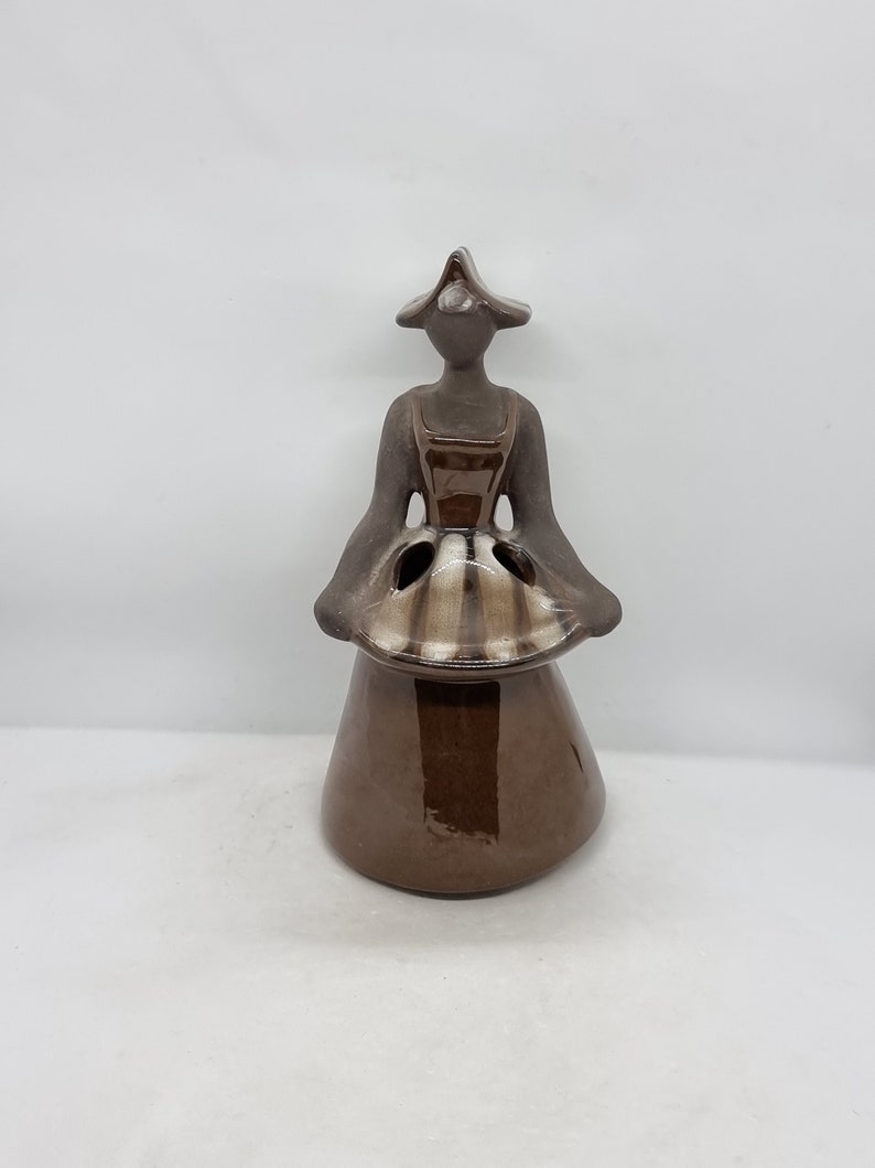 Vintage Ceramic Girl Figurine by Elsi Bourelius for Jie Gantofta Sweden ...