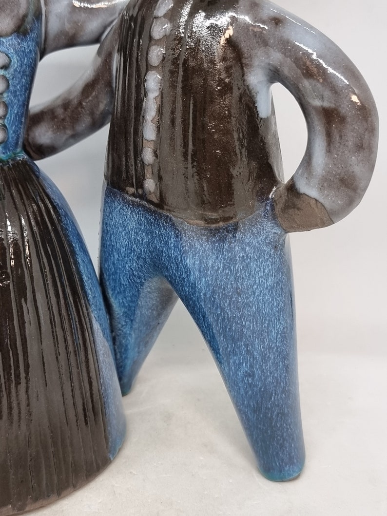 Vintage Ceramic couple Figurine by Elsi Bourelius - Etsy