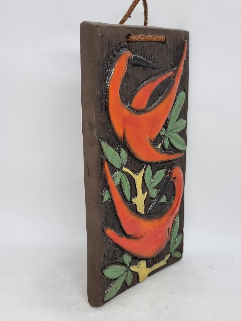 Vintage Ninnie Forsgren 1960s Ceramic Wall Plaque Handmade - Etsy