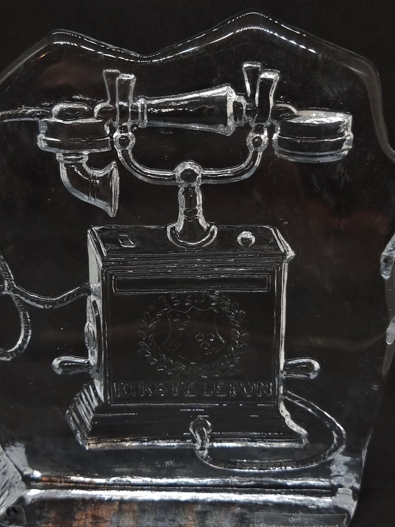 Vintage pukeberg Glass Paperweight Made in Sweden - Etsy