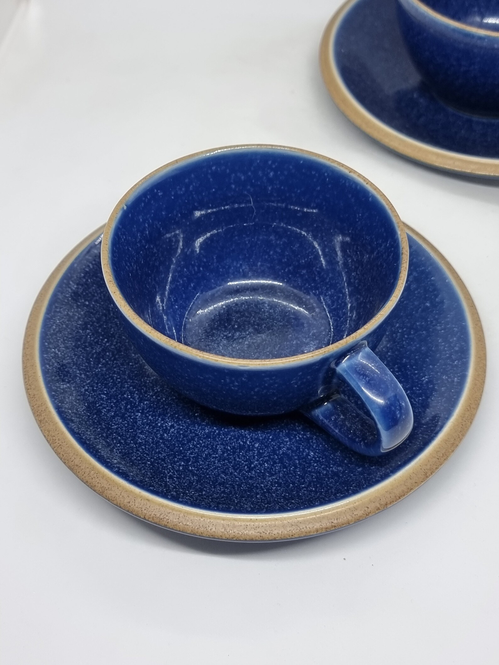 Crown Ceramics Gourmet's Pride Kalahari Sands Blue Cups & - Etsy UK
