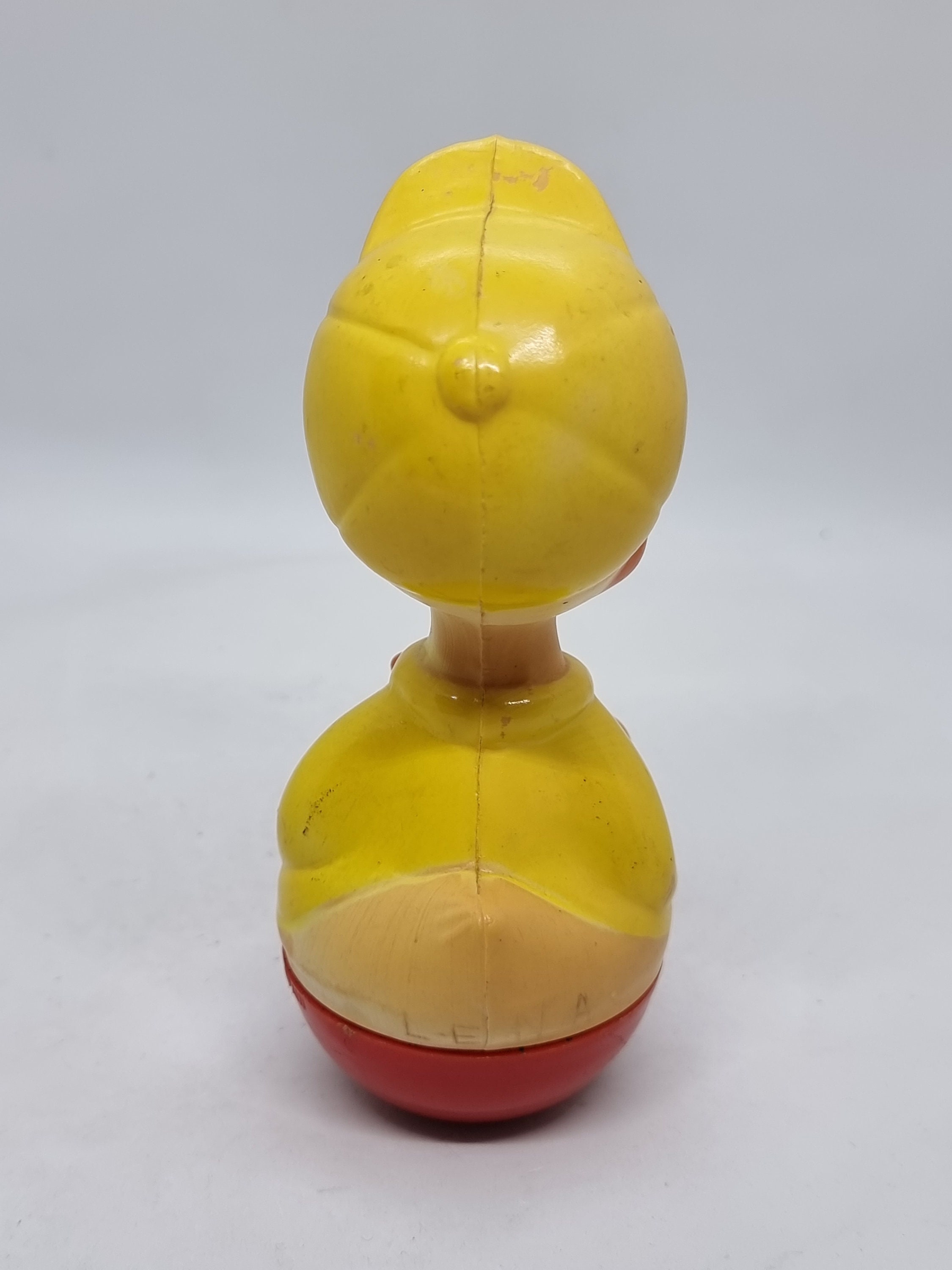 Vintage Disney Donald Duck Weeble Wobble Roly Poly Toy Made - Etsy