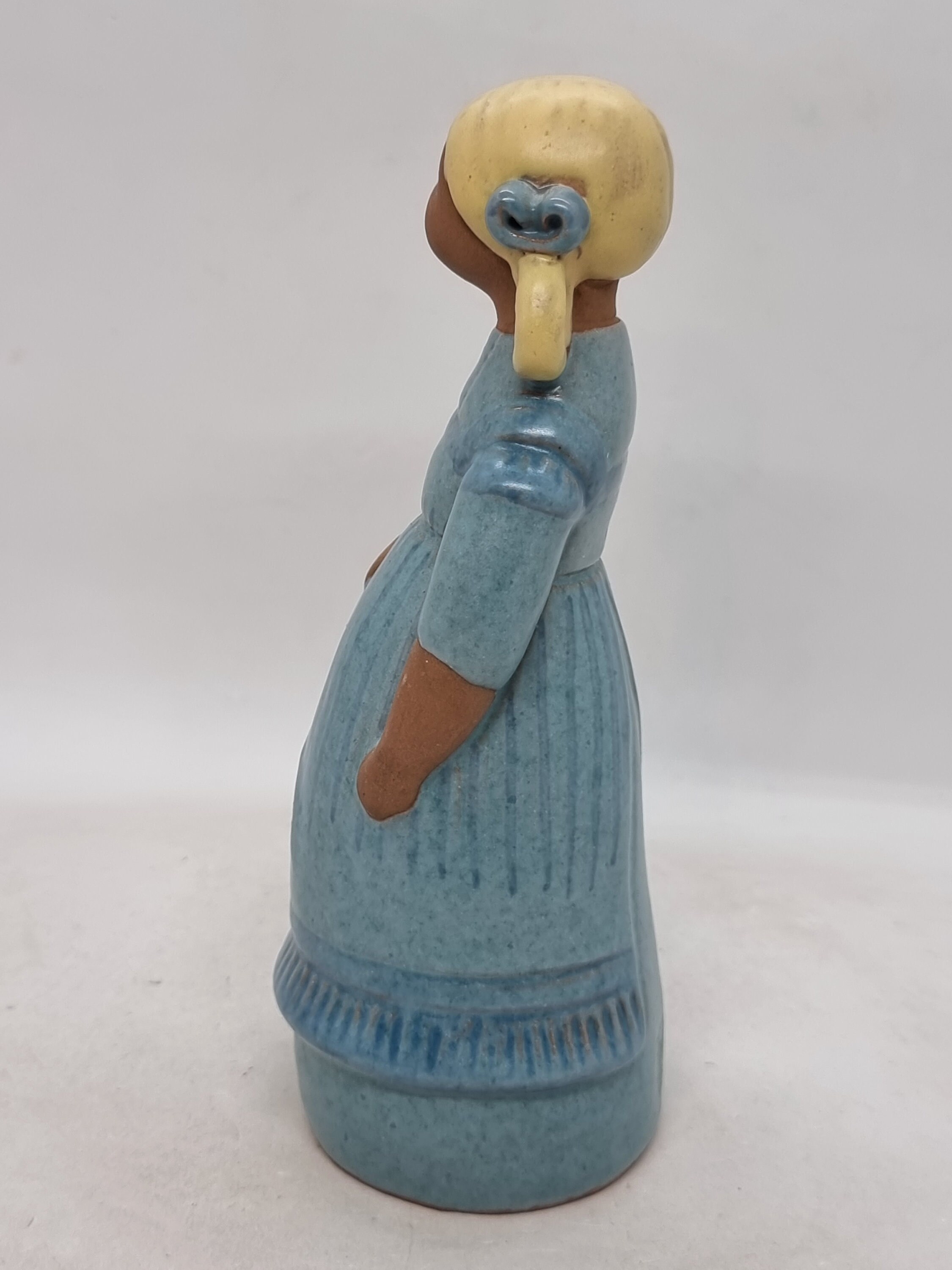 Vintage Ceramic Girl Figurine by Elsi Bourelius for Jie Gantofta Sweden ...