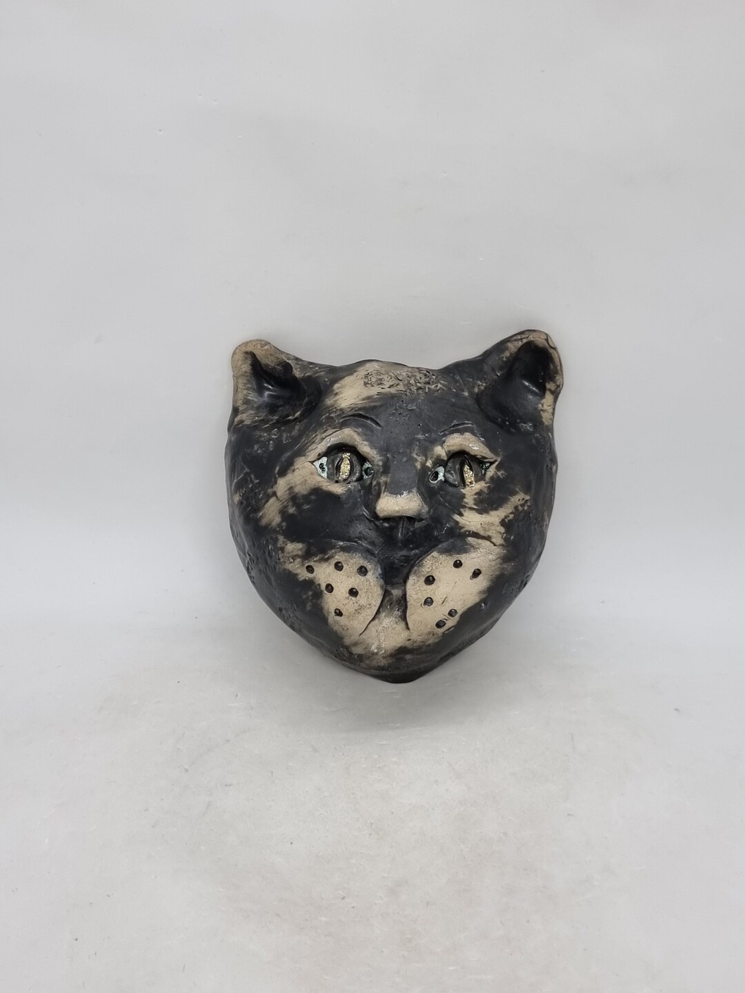 Vintage Ceramic Cat Head | Scandinavian Style | - Etsy