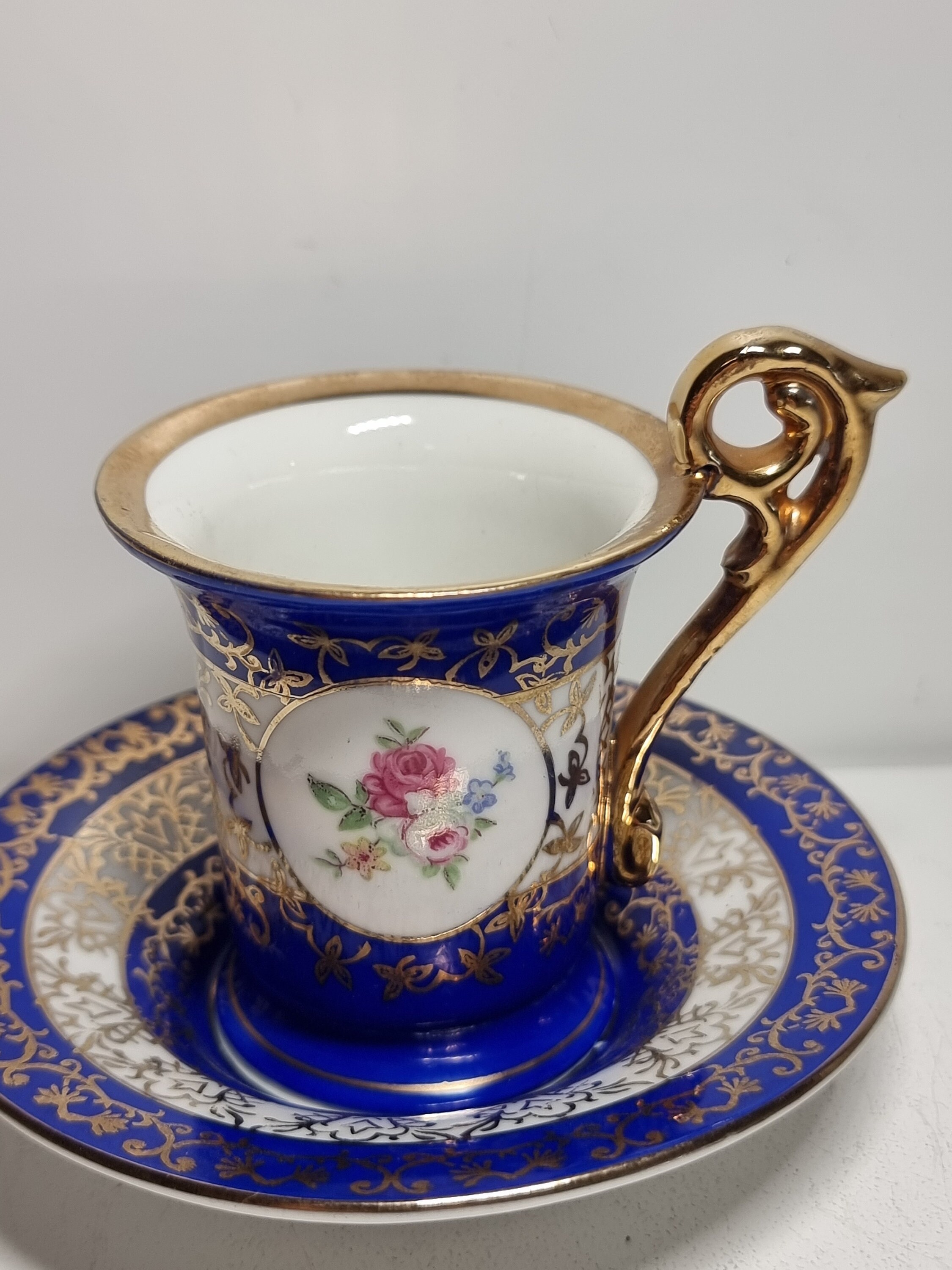 Vintage Kahla GDR Porcelain Demitasse Coffee Cup and Saucer - Etsy