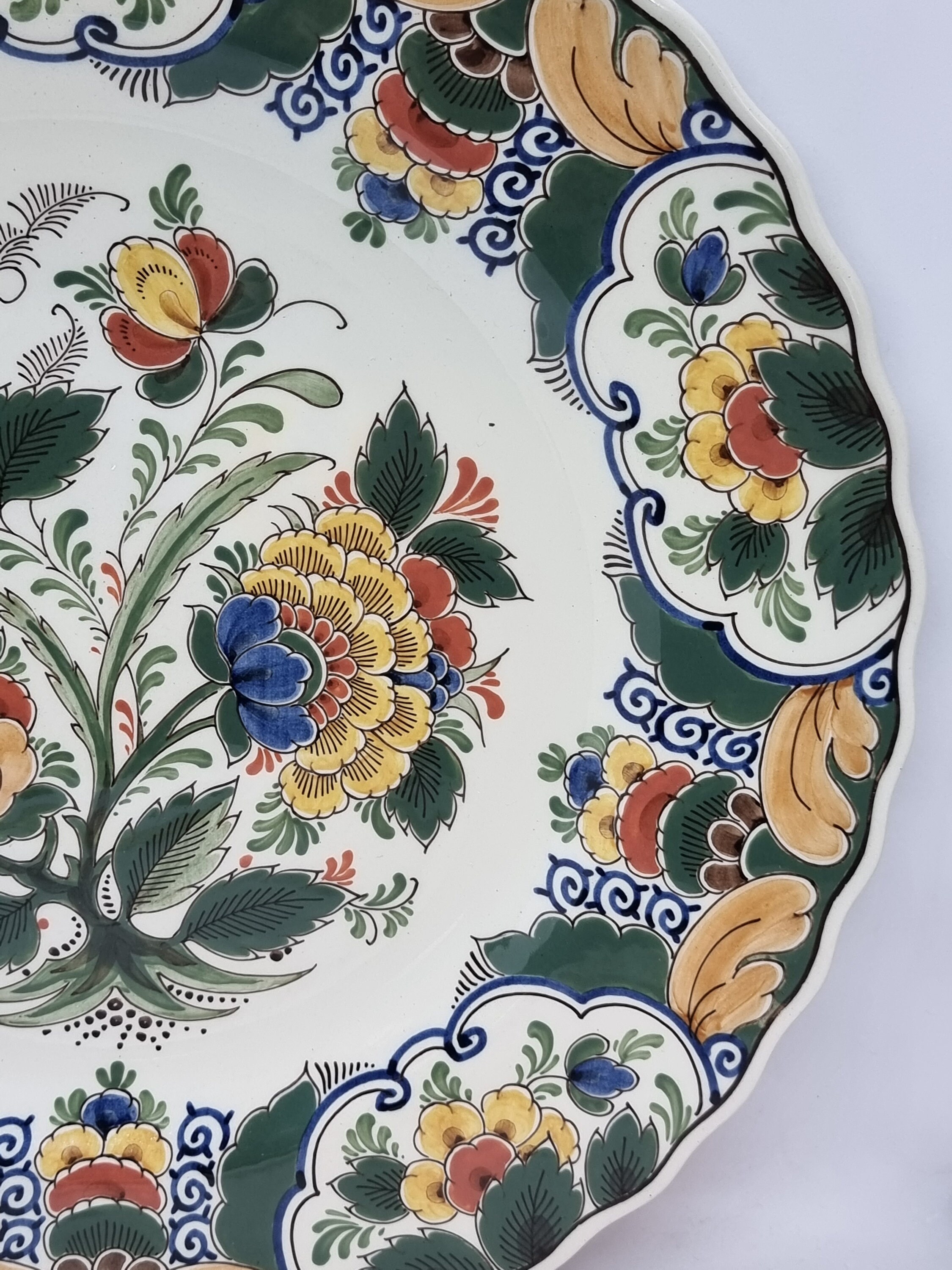 Vintage Delfts Polychrome Wall Plate / Plaque Made by Royal - Etsy