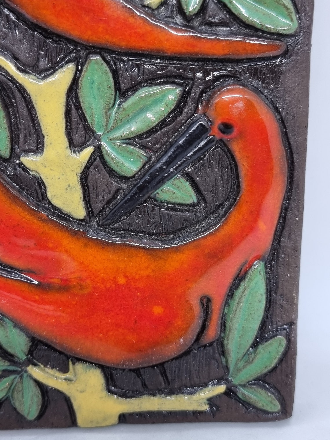 Vintage Ninnie Forsgren 1960s Ceramic Wall Plaque Handmade - Etsy