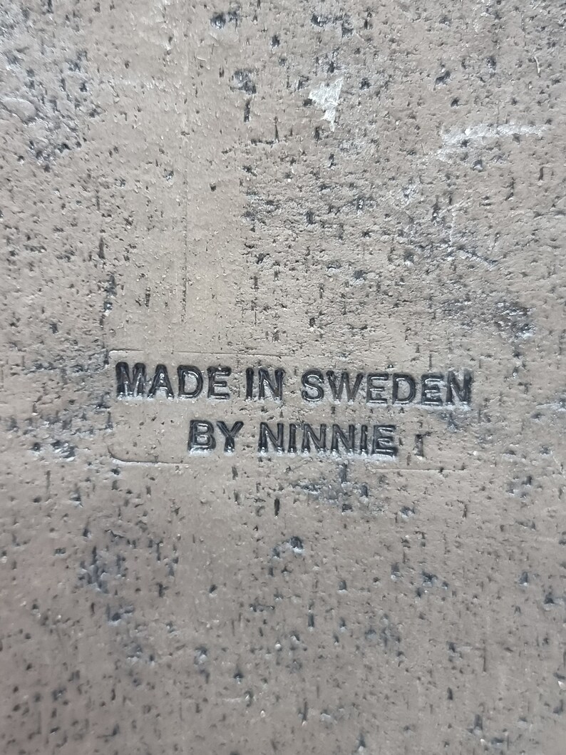 Vintage Ninnie Forsgren 1960s Ceramic Wall Plaque Handmade - Etsy
