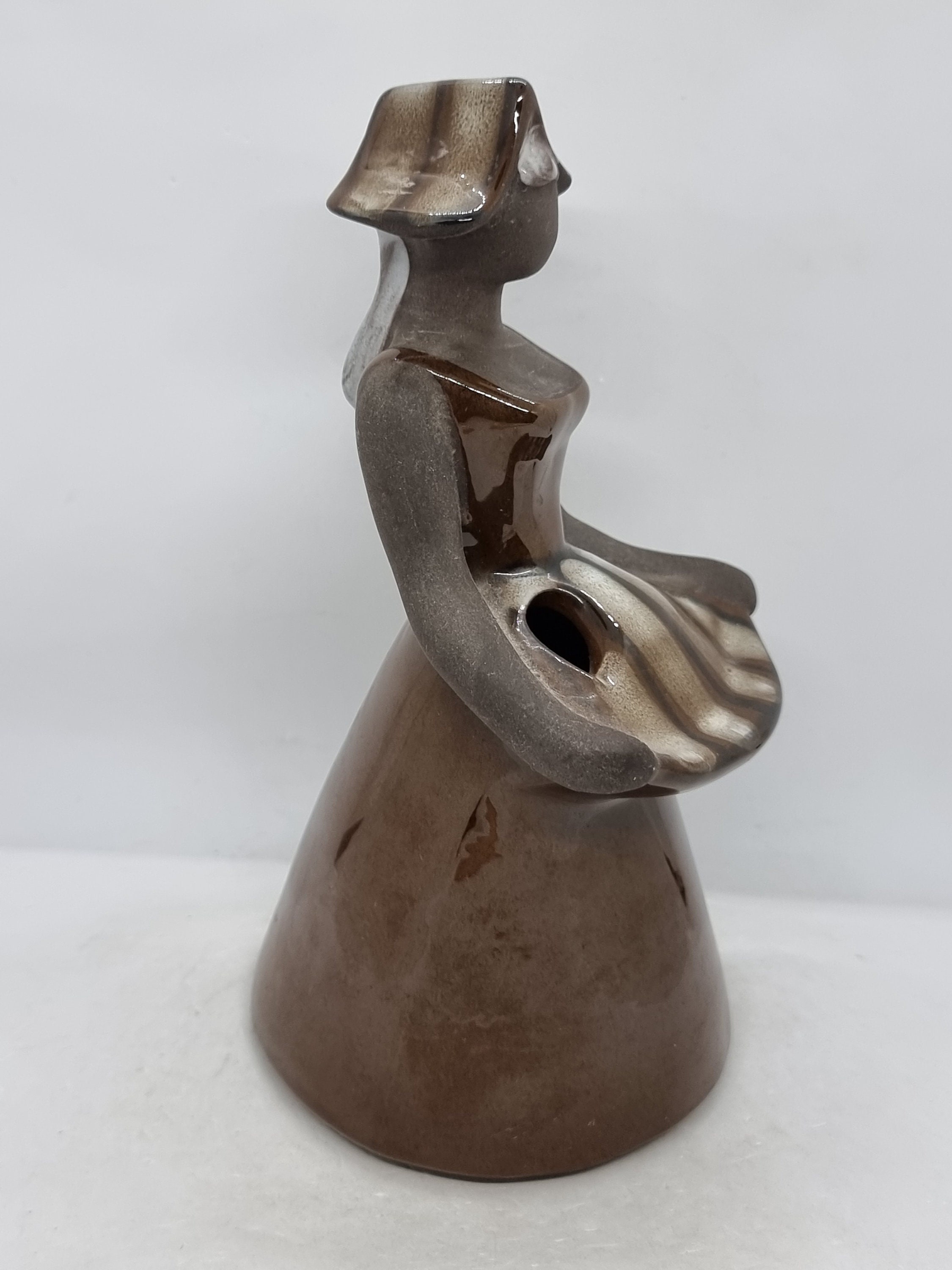 Vintage Ceramic Girl Figurine by Elsi Bourelius for Jie Gantofta Sweden ...