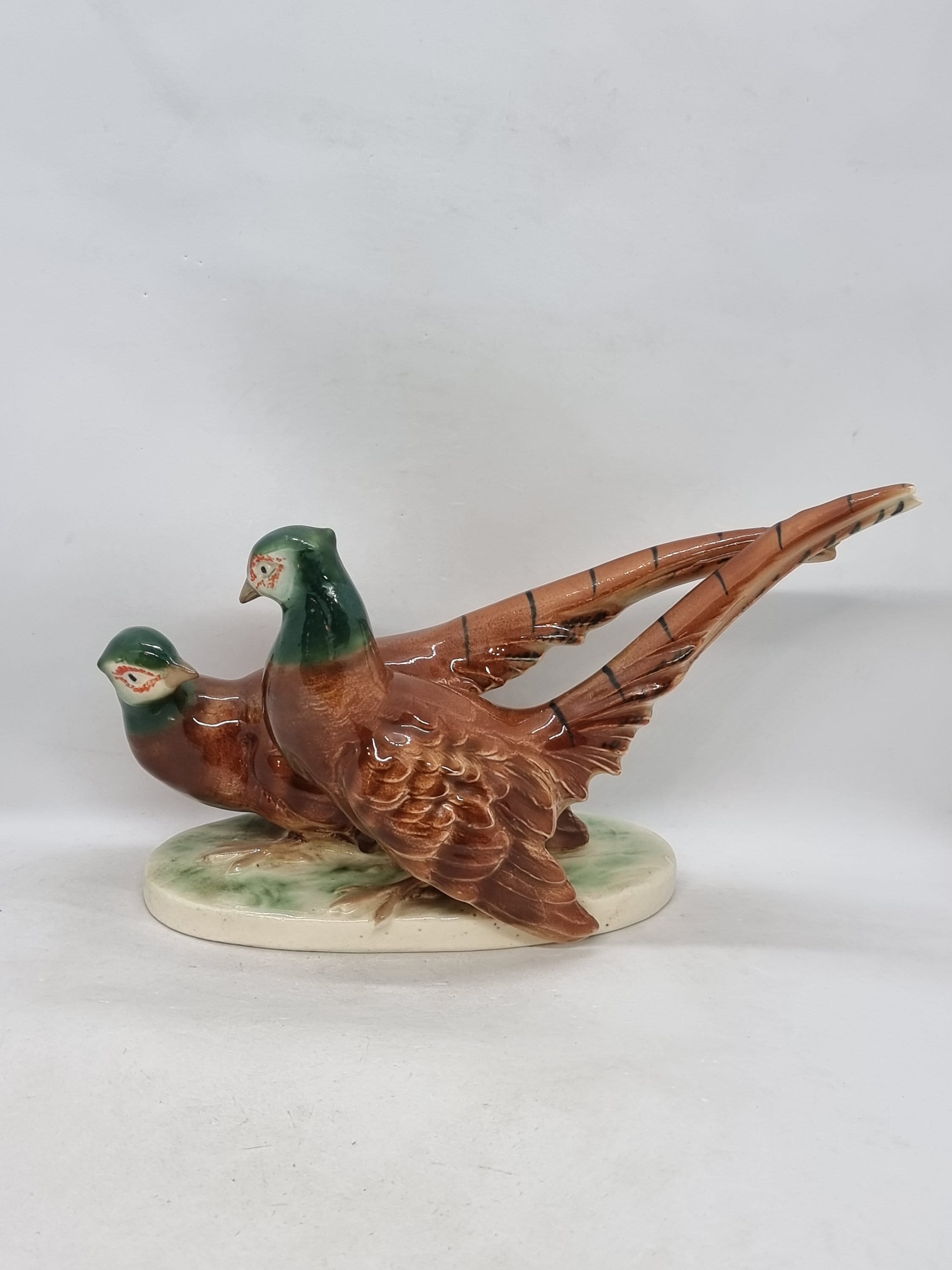 Vintage Ceramic Pheasant Figurines Made in Germany - Etsy