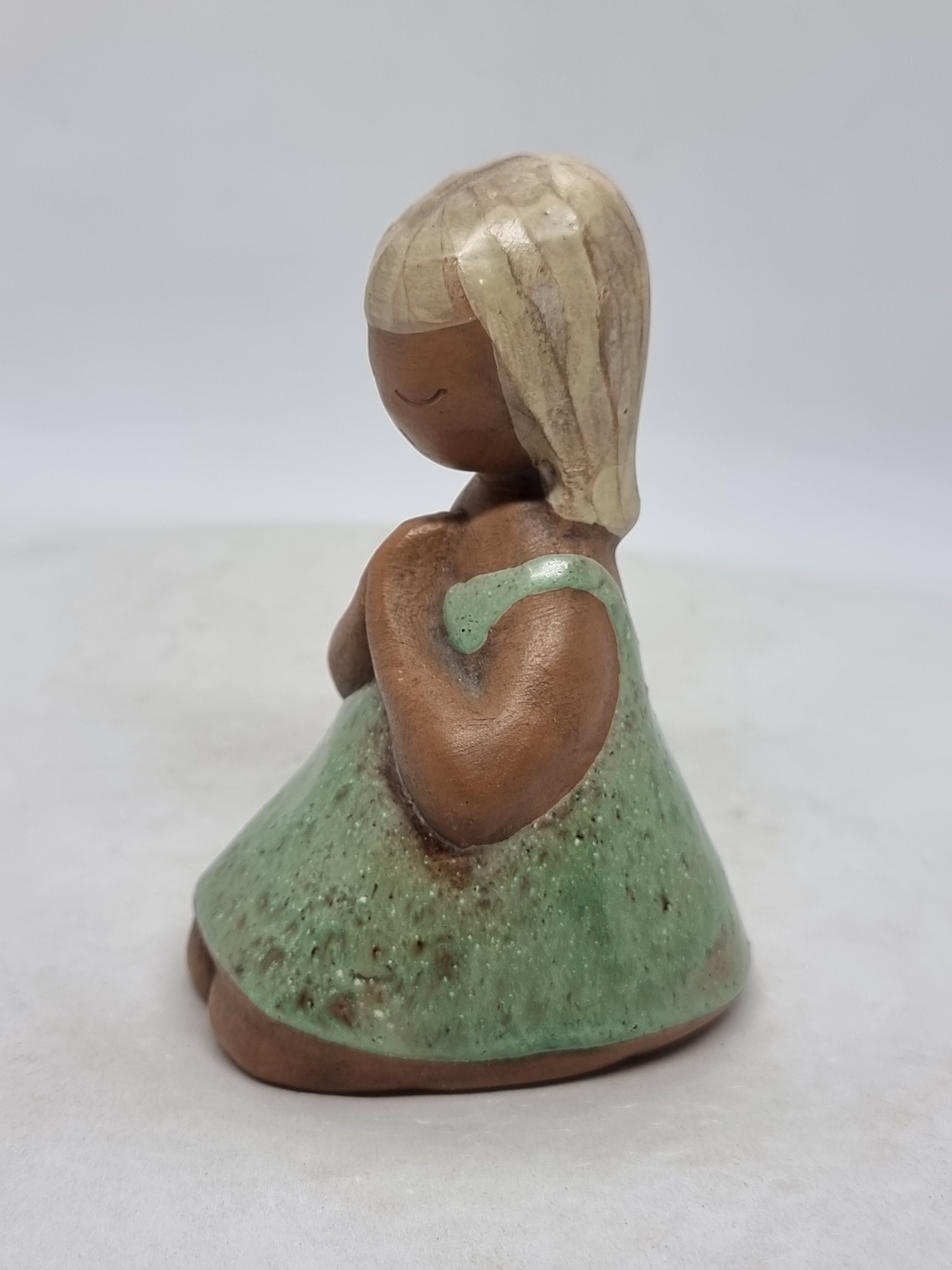 Vintage Ceramic Girl Figurine | Designed by Dagny Zackrisson | - Etsy