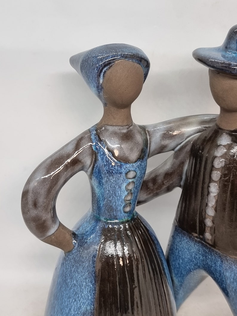 Vintage Ceramic couple Figurine by Elsi Bourelius - Etsy