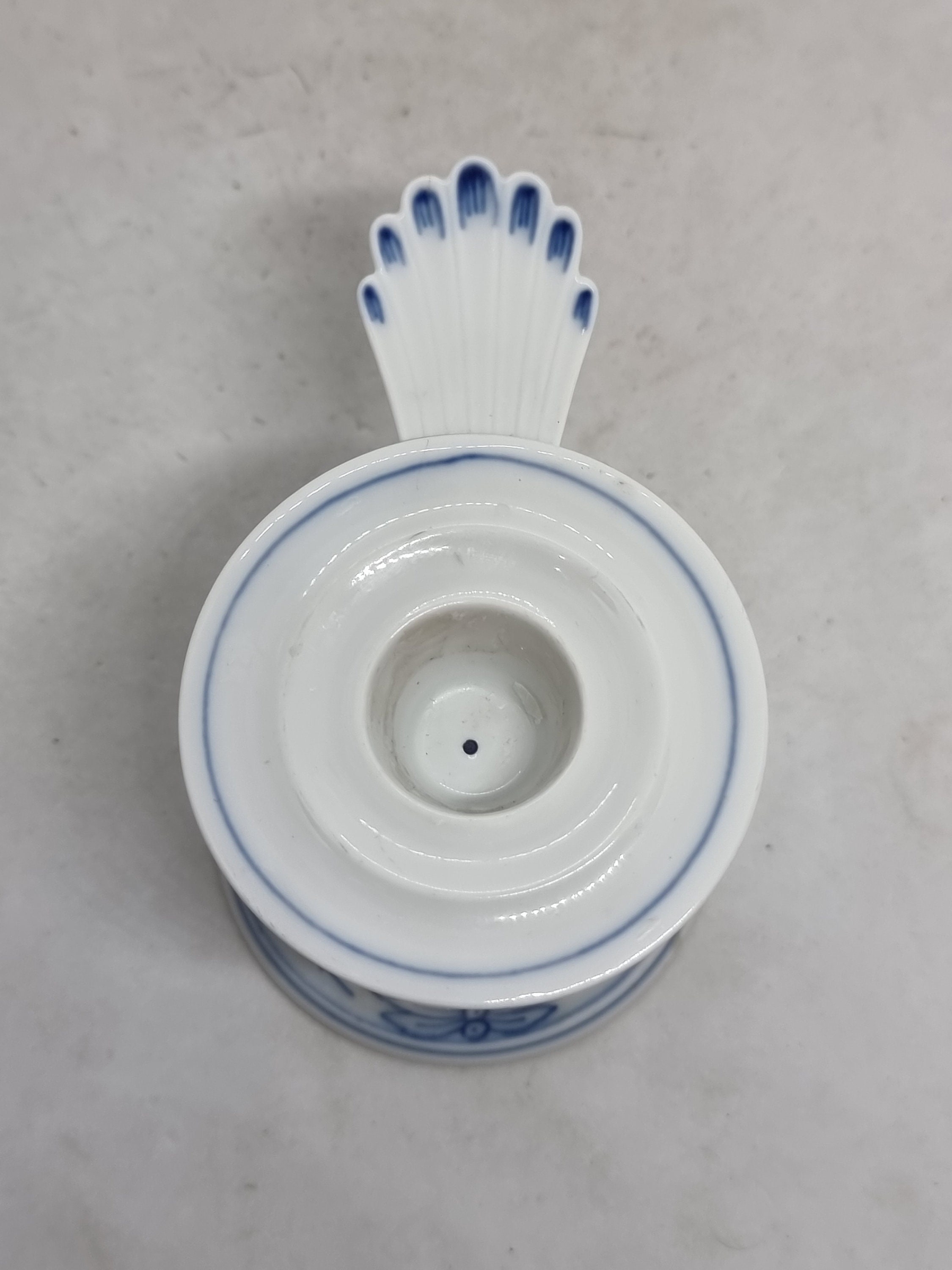 Antique Meissen Hand-painted Porcelain Candle Holder - Etsy