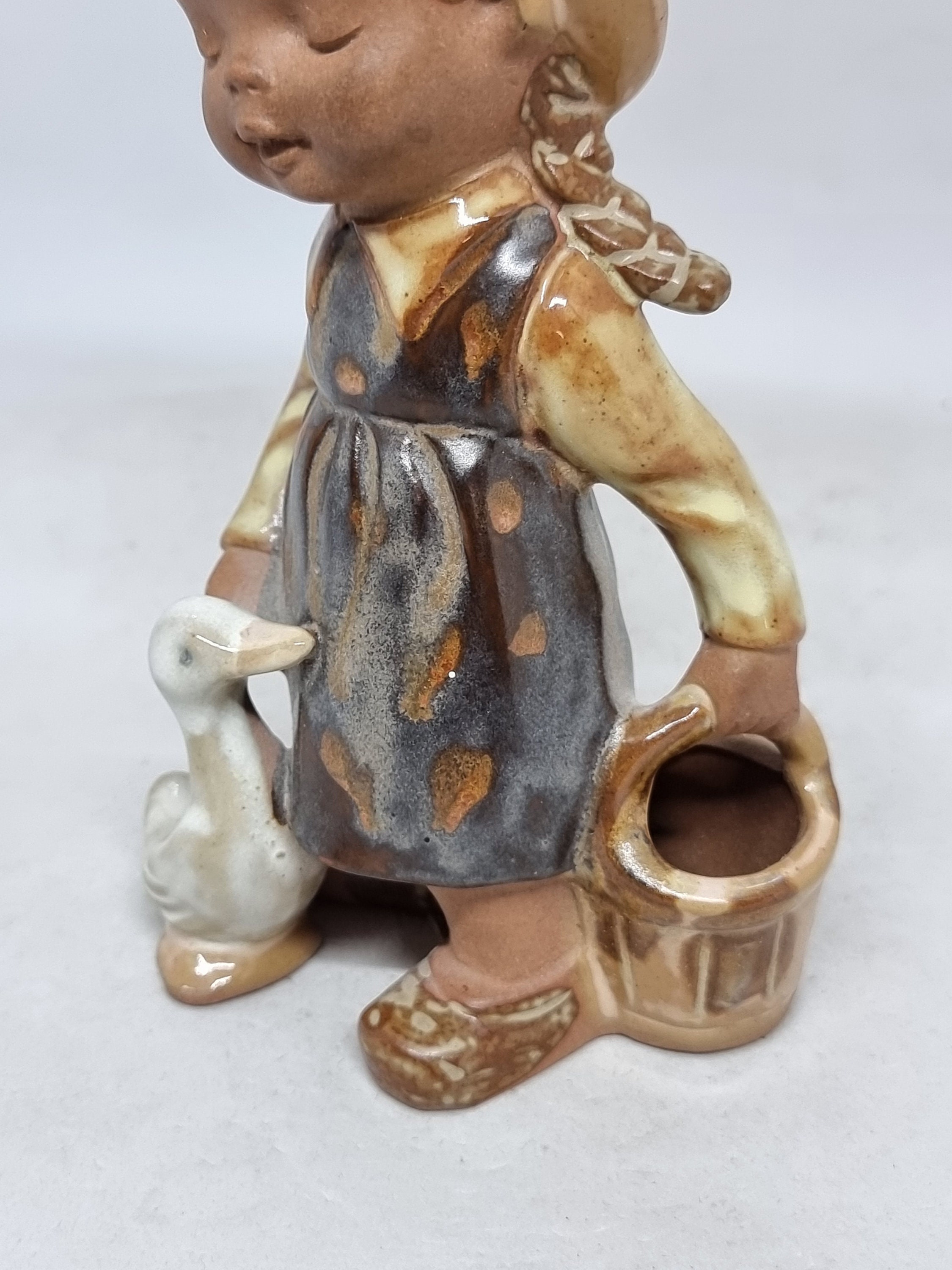 Vintage Ceramic Girl Figurine Made in Japan - Etsy