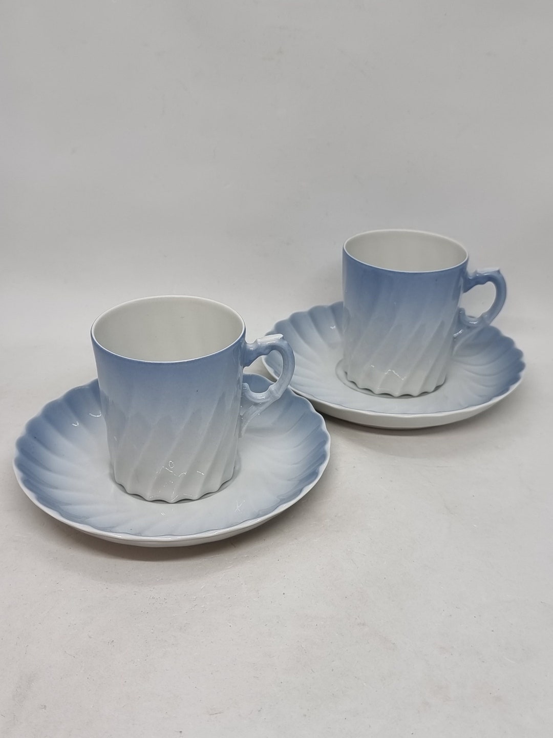 Vintage "porsgrund" Porcelain Cups and Saucers | Made in Norway | - Etsy