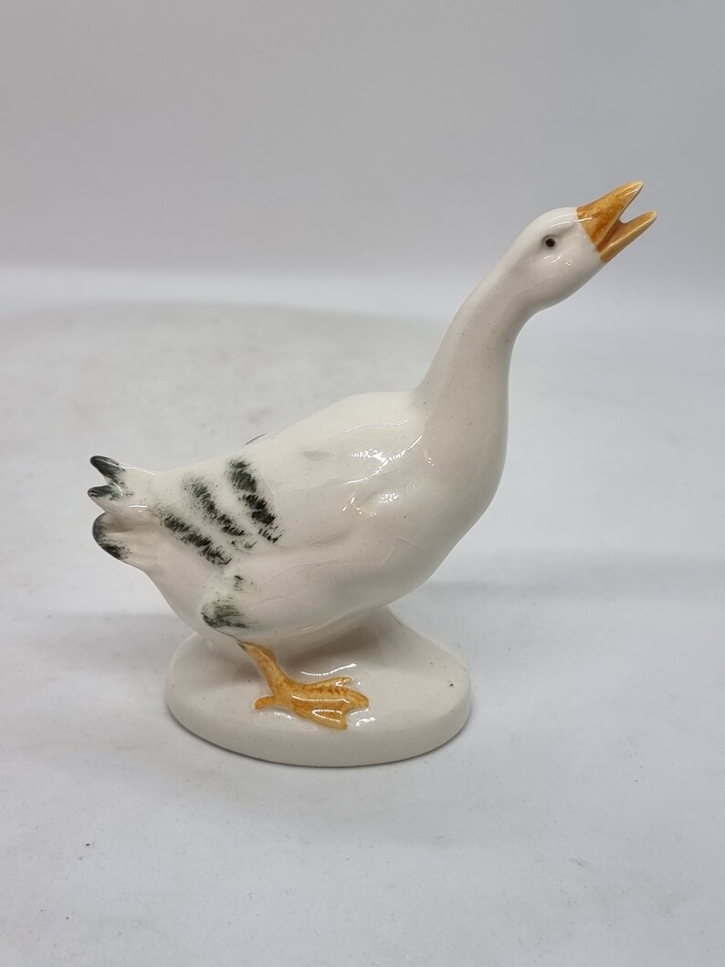 Goebel West Germany Porcelain Goose Figurine - Etsy