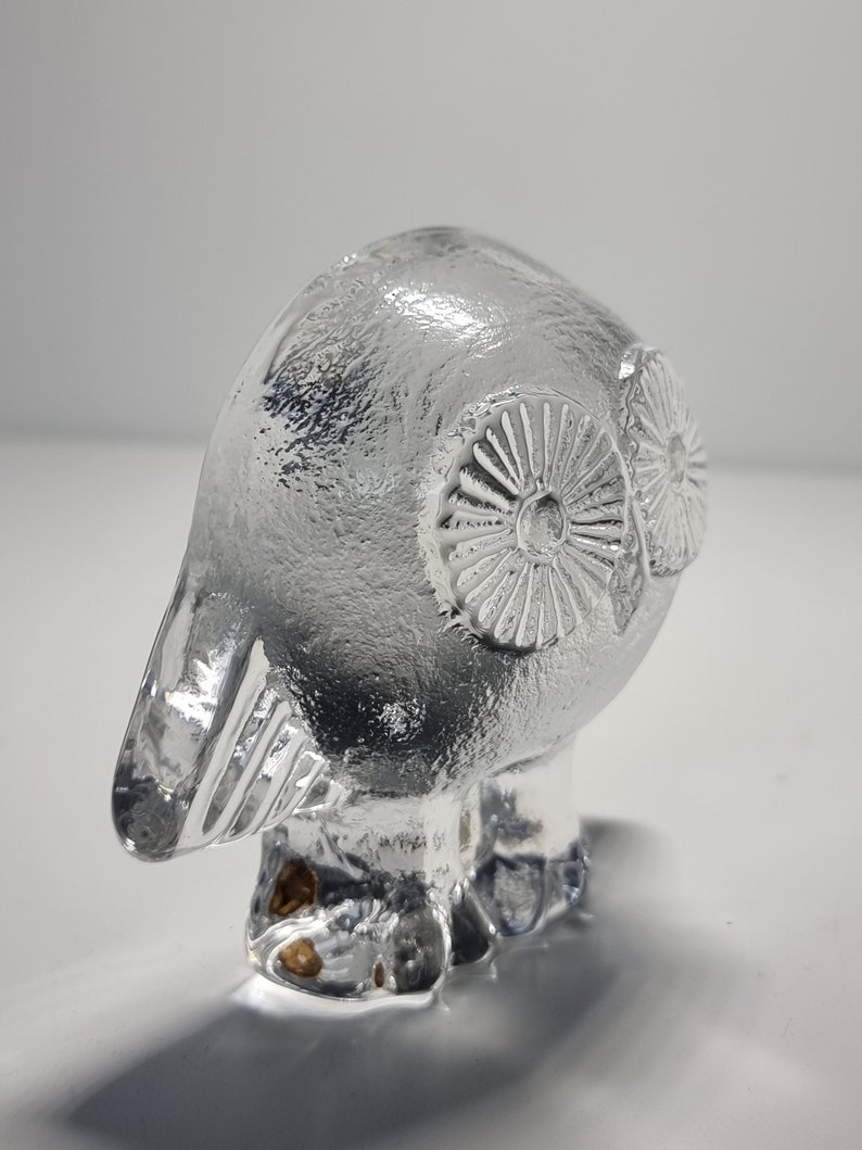 Collectible Glass Owl Paperweight by Lisa Larson Royal Krona - Etsy