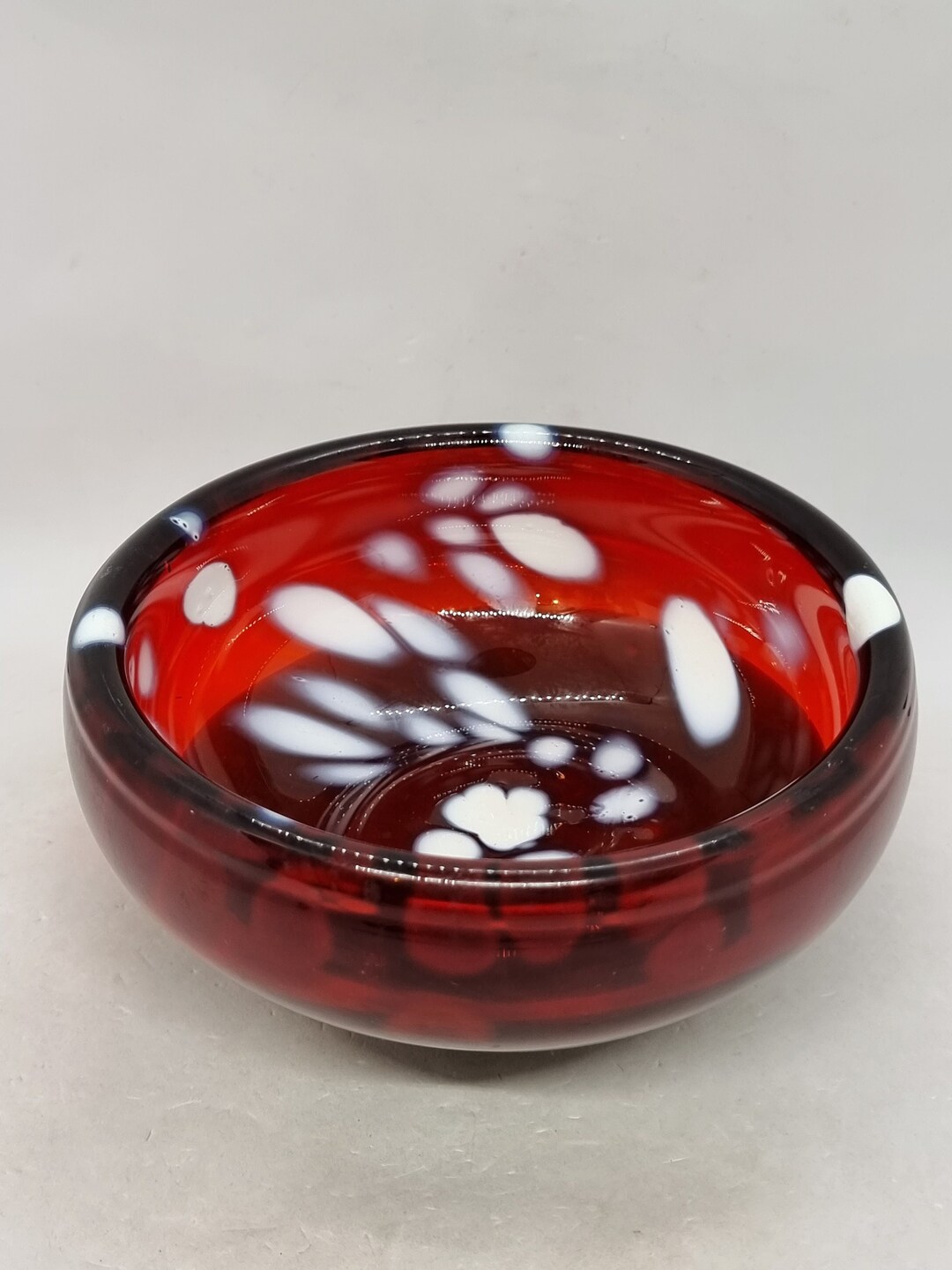 Vintage Scandinavia Glass Bowl | - Etsy