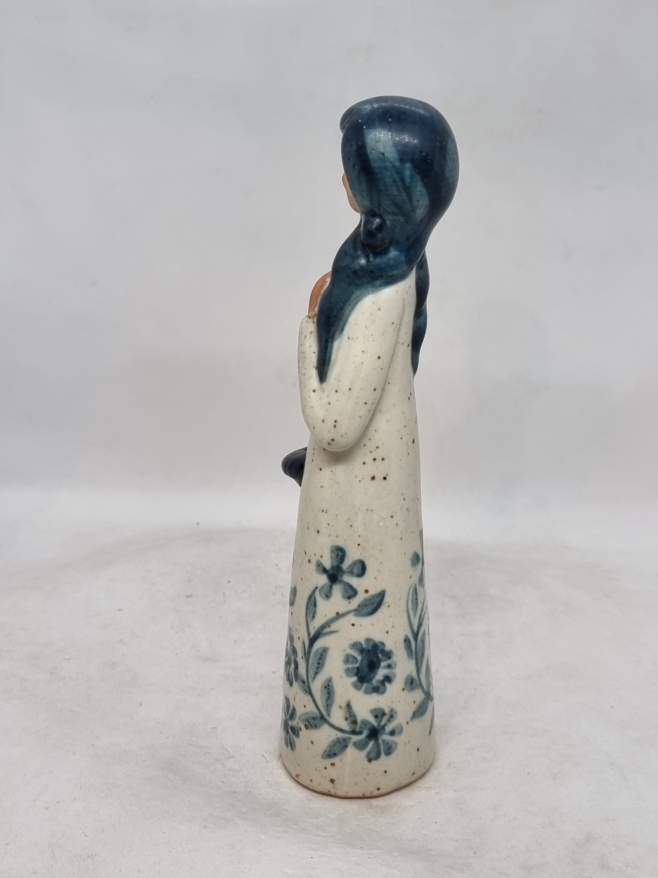 Vintage Scandinavian Ceramic Girl Figurine - Etsy