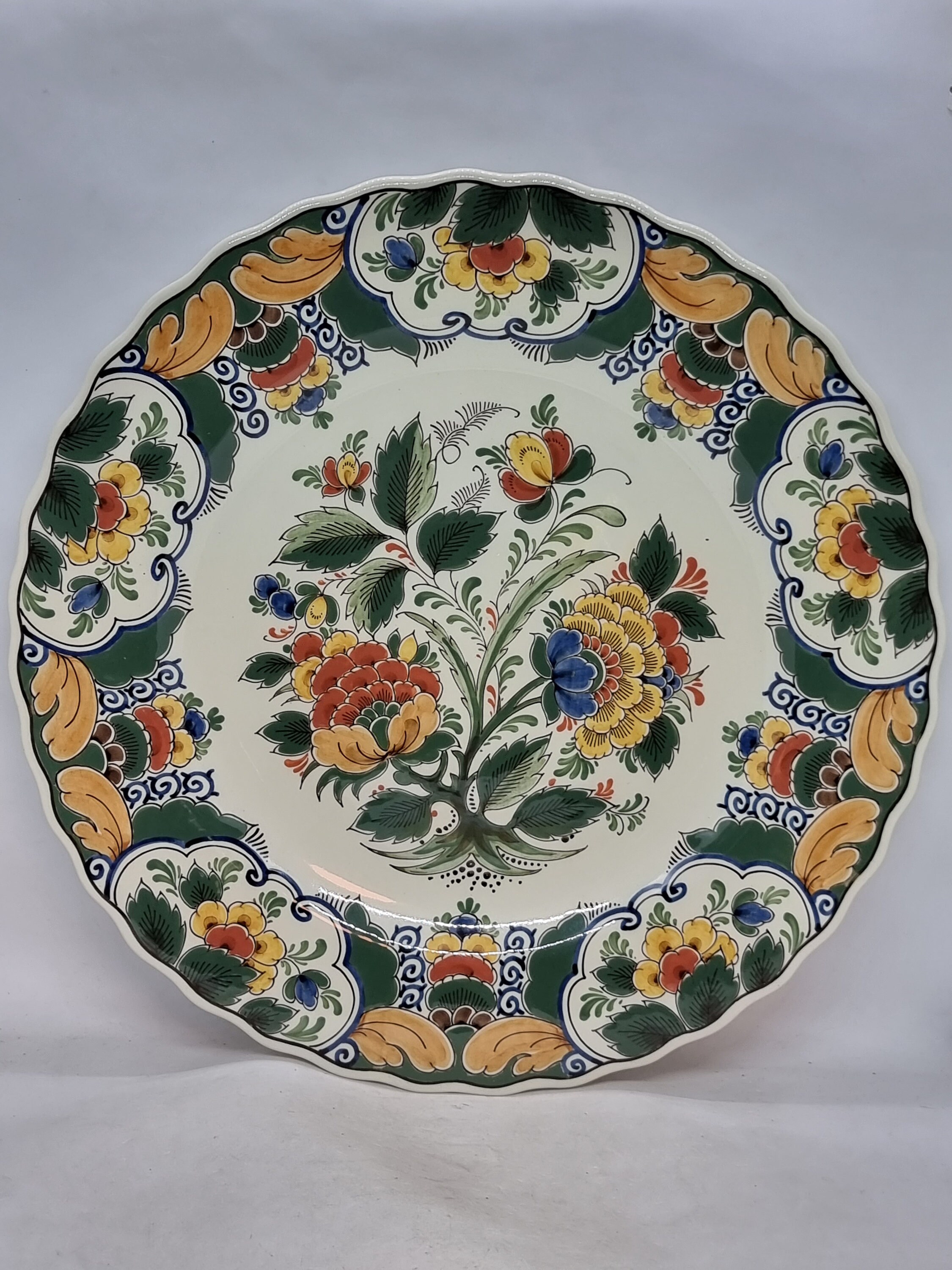 Vintage Delfts Polychrome Wall Plate / Plaque Made by Royal - Etsy