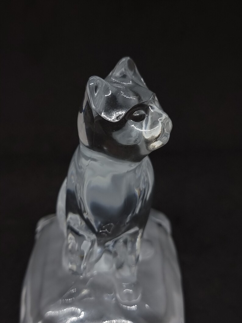 Cristal D'arques Crystal Cat Figurine Made in France - Etsy