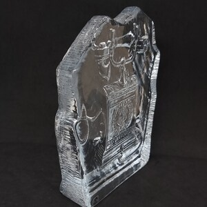 Vintage pukeberg Glass Paperweight Made in Sweden - Etsy