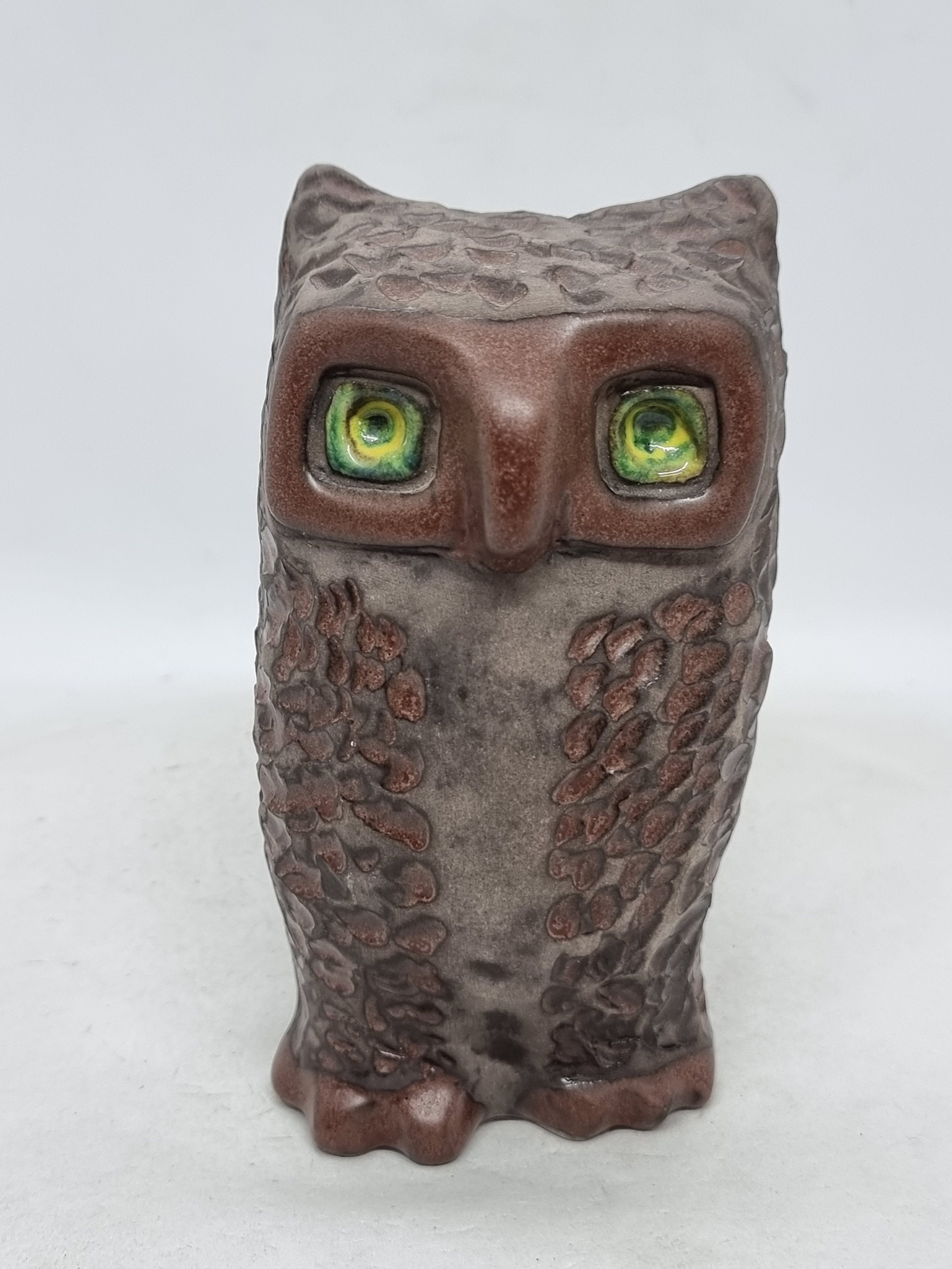 Vintage "elbogen" Ceramic Owl Figurine | Made in Sweden | - Etsy
