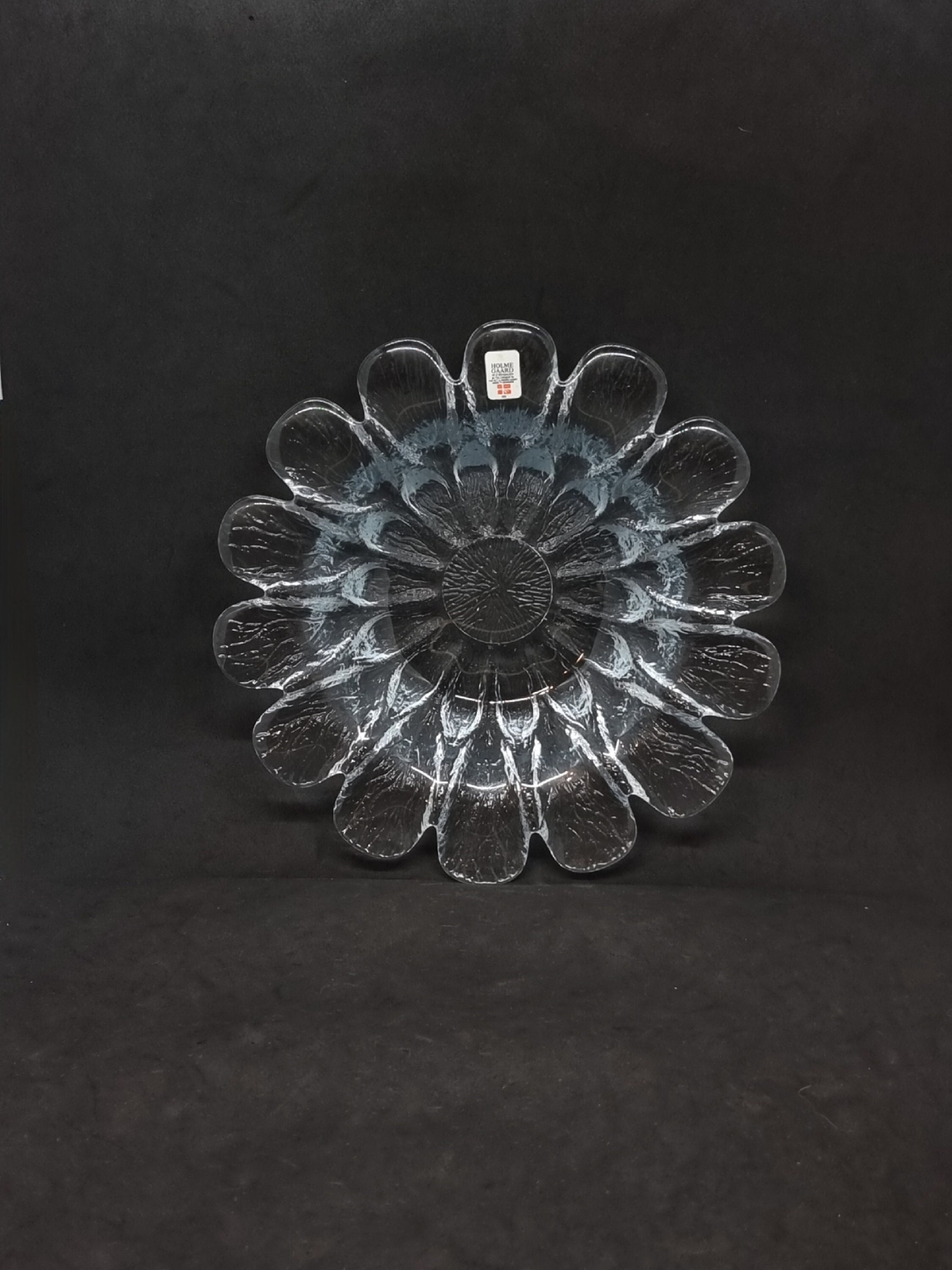 Vintage Holmegaard Glass Plate of Copenhagen Made in Denmark - Etsy