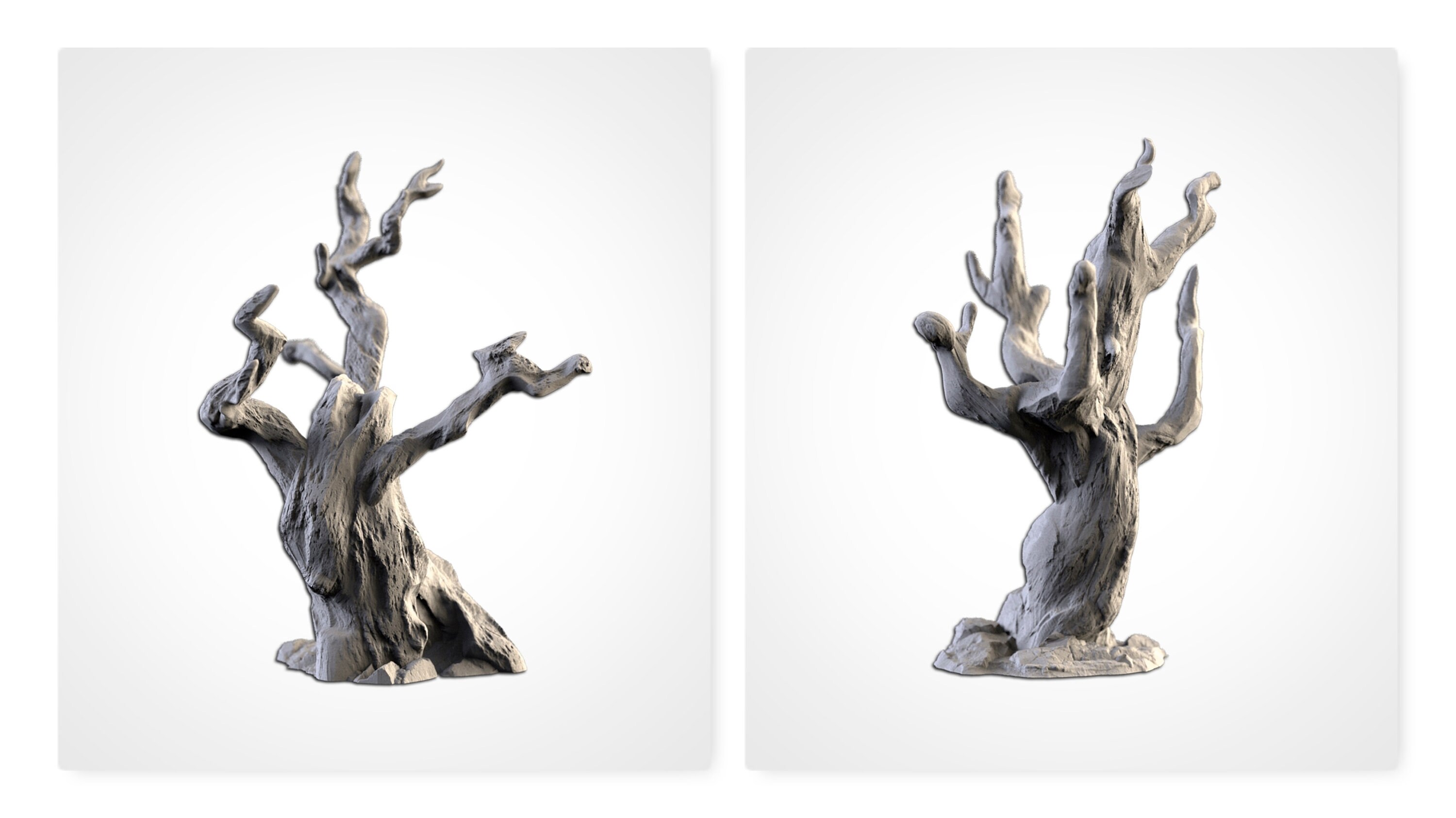 Dead Trees 14 Models by Txarli Factory Post Apocalyptic Wargames Dnd ...
