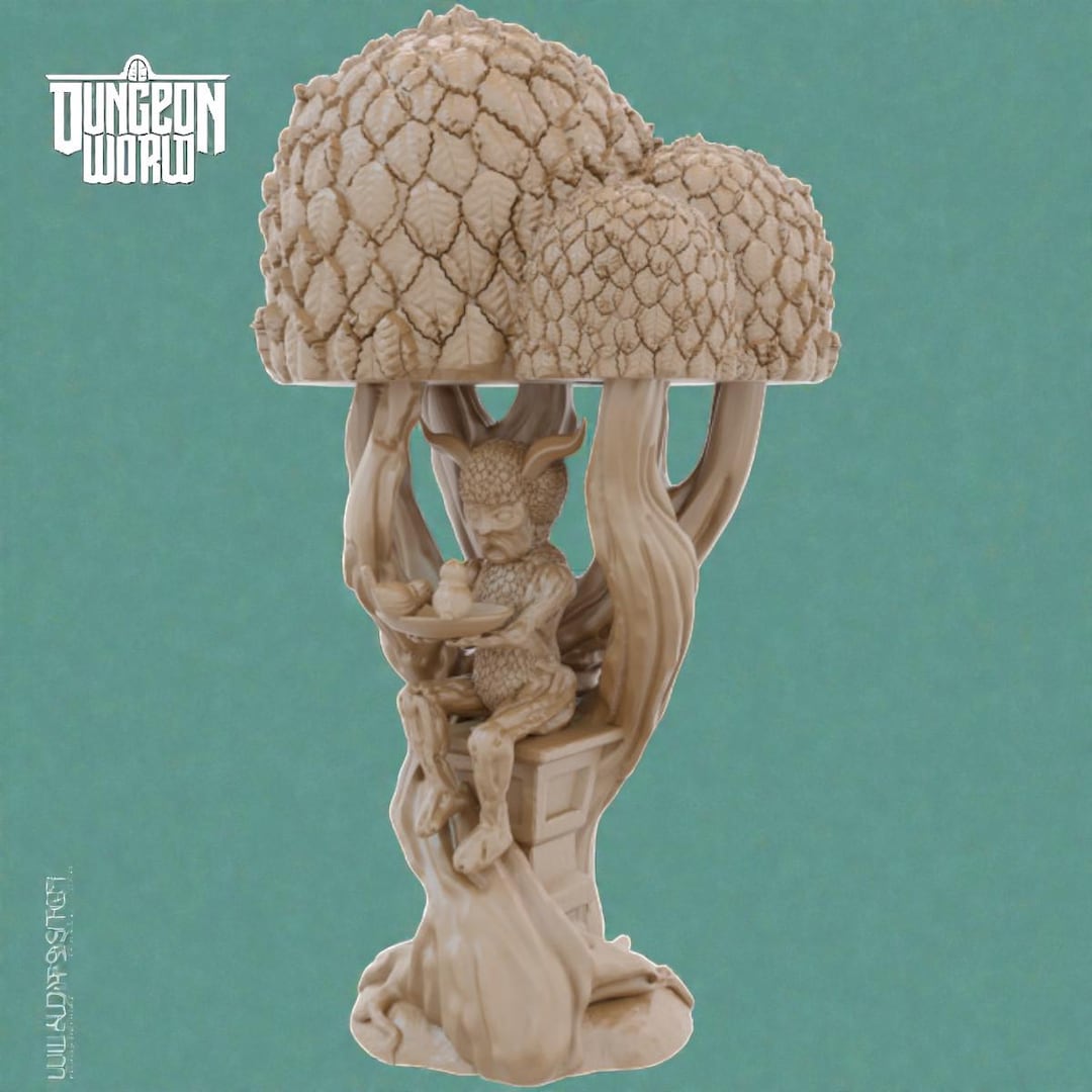 Forest Scatter Terrain | 3D Printed Set | Tree Statue | 28mm / 32mm ...