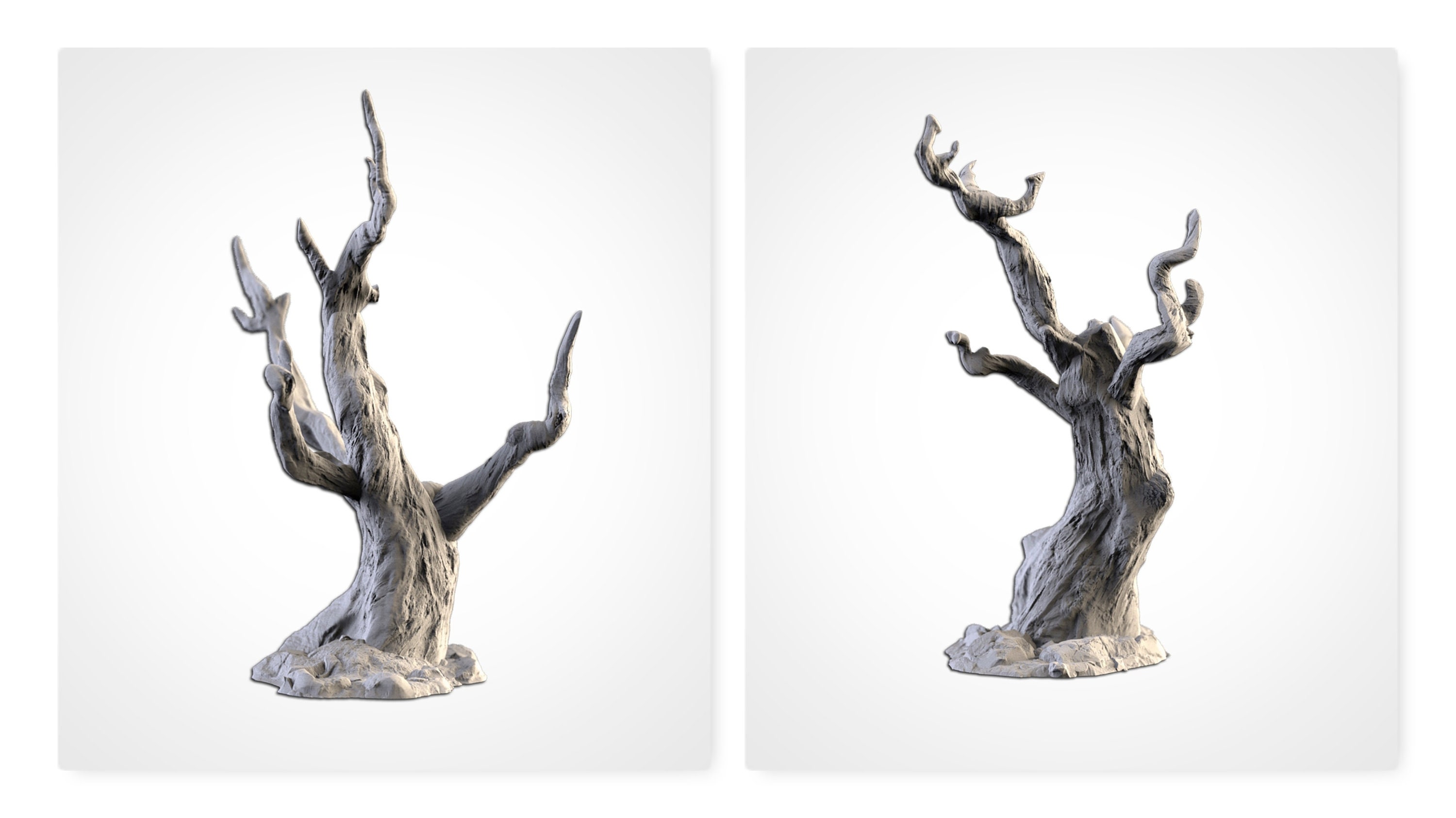 Dead Trees 14 Models by Txarli Factory Post Apocalyptic Wargames Dnd ...