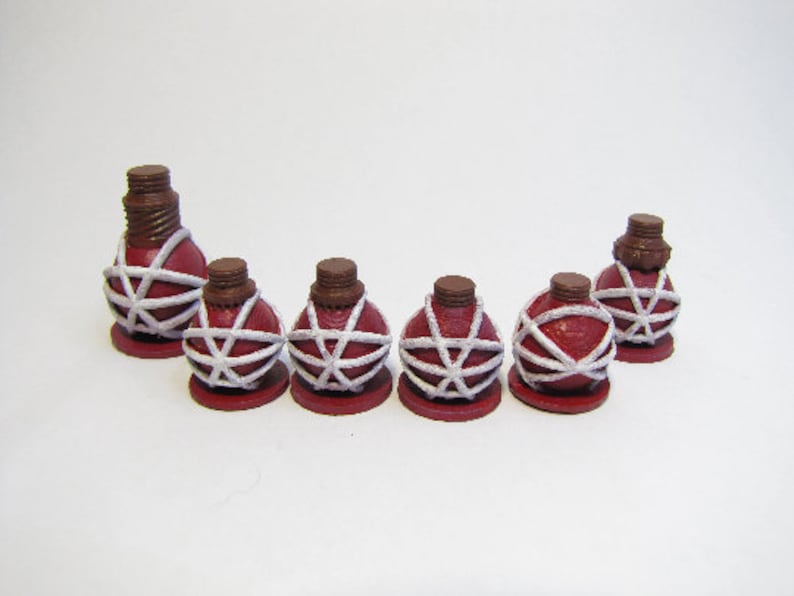 DND Healing Potion Tokens | Fantasy Health Markers for Tabletop Battles ...