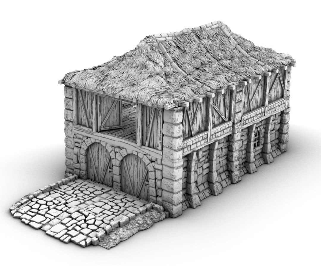 Warehouse - Barn by Gamescape3d | Dungeons and Dragons | D&D | Wargames ...